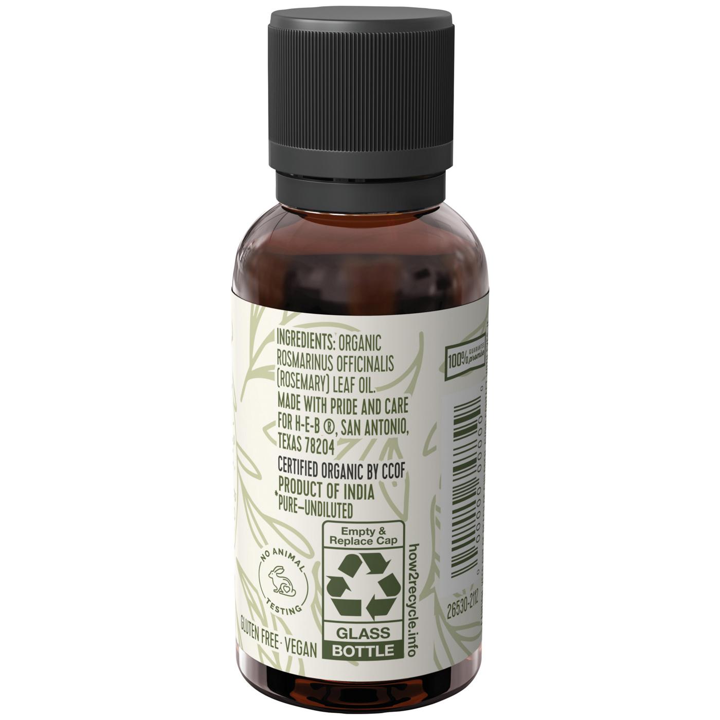 Field & Future by H-E-B Organic Rosemary Essential Oil - Shop Essential ...