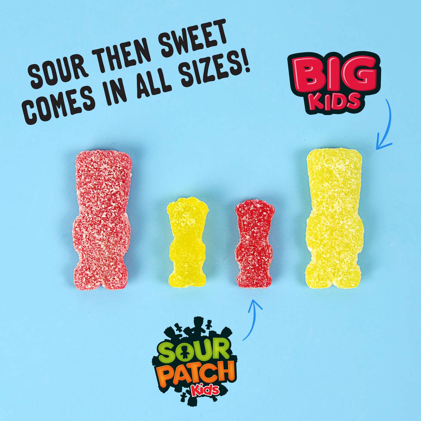 Sour Patch Kids BIG Individually Wrapped Soft & Chewy Halloween Candy ...