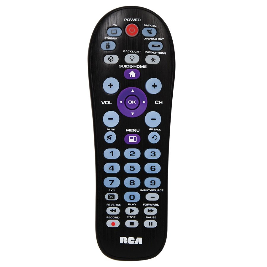 RCA PlatinumPro 4-Device Backlit Universal Streaming Remote - Shop ...