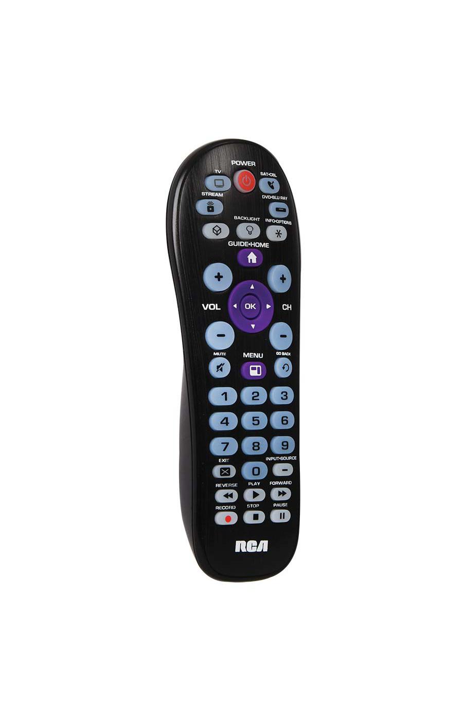 RCA PlatinumPro 4-Device Backlit Universal Streaming Remote - Shop ...