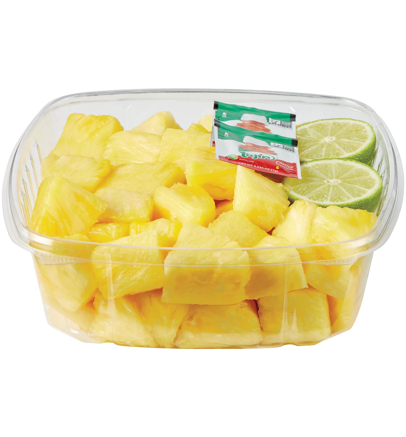 H-E-B Fresh Cut Pineapple with Lime & Tajín - Extra Large - Shop ...