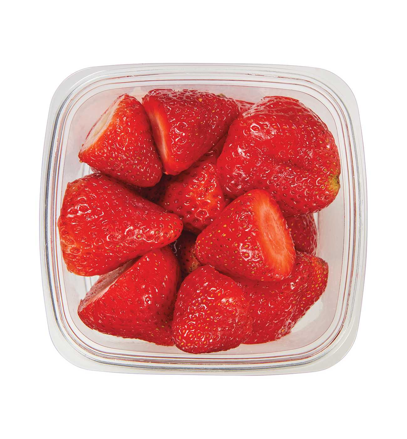 H-E-B Fresh Cut Strawberries - Small - Shop Berries & cherries at H-E-B