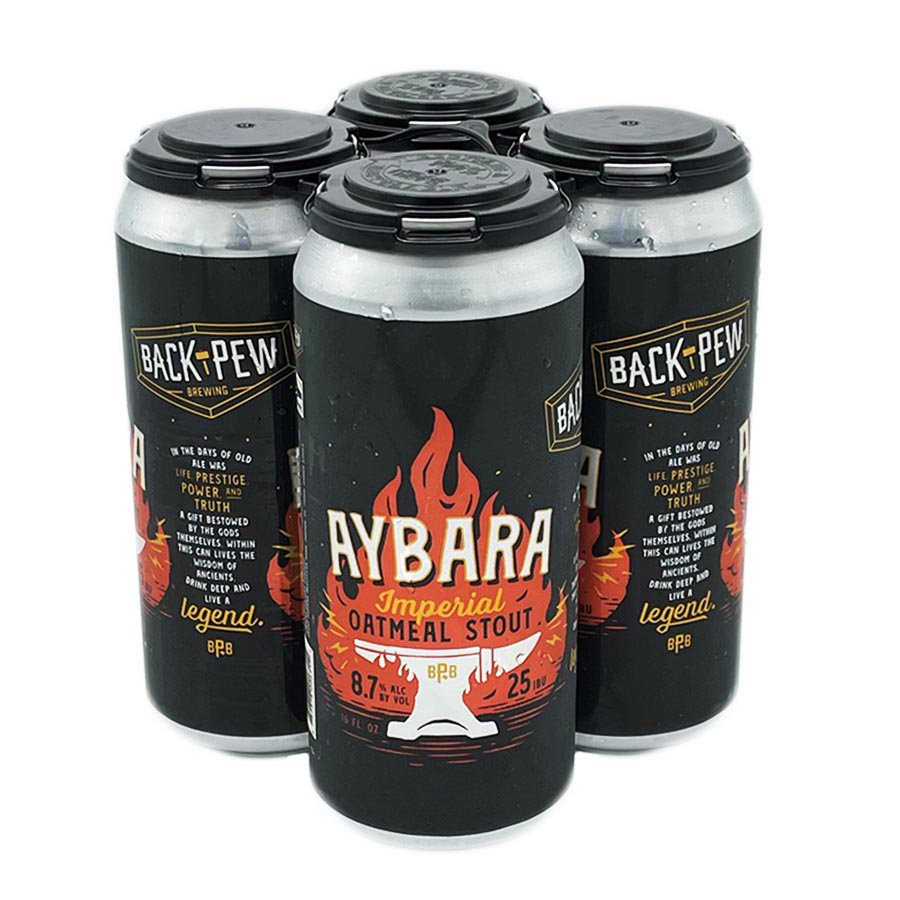 Back Pew Brewing Aybara Imperial Oatmeal Stout 16 oz Cans - Shop Beer ...