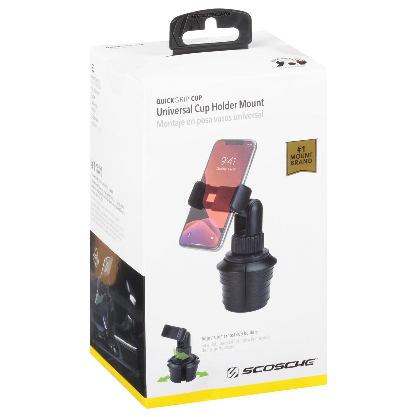 Scosche QuickGrip Universal Cup Holder Phone Mount - Shop Phone Mounts ...