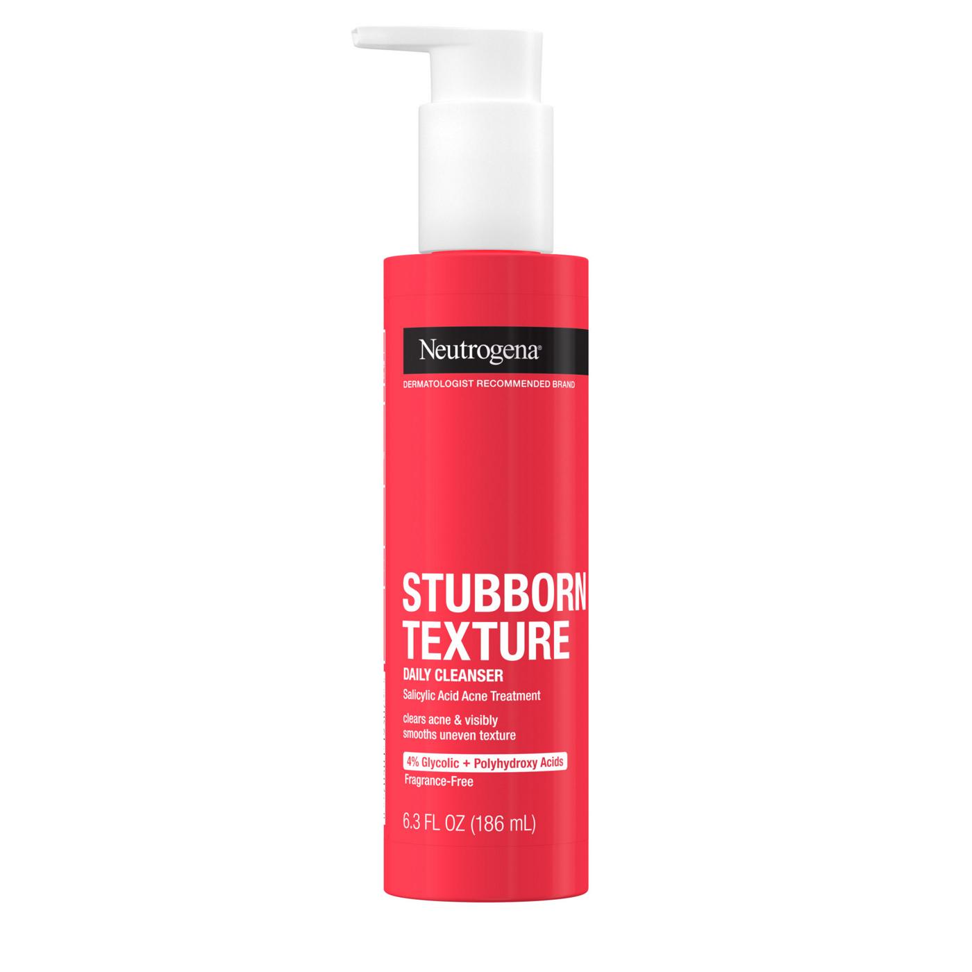 Neutrogena Stubborn Texture Acne Gel Cleanser with Salicylic Acid ...