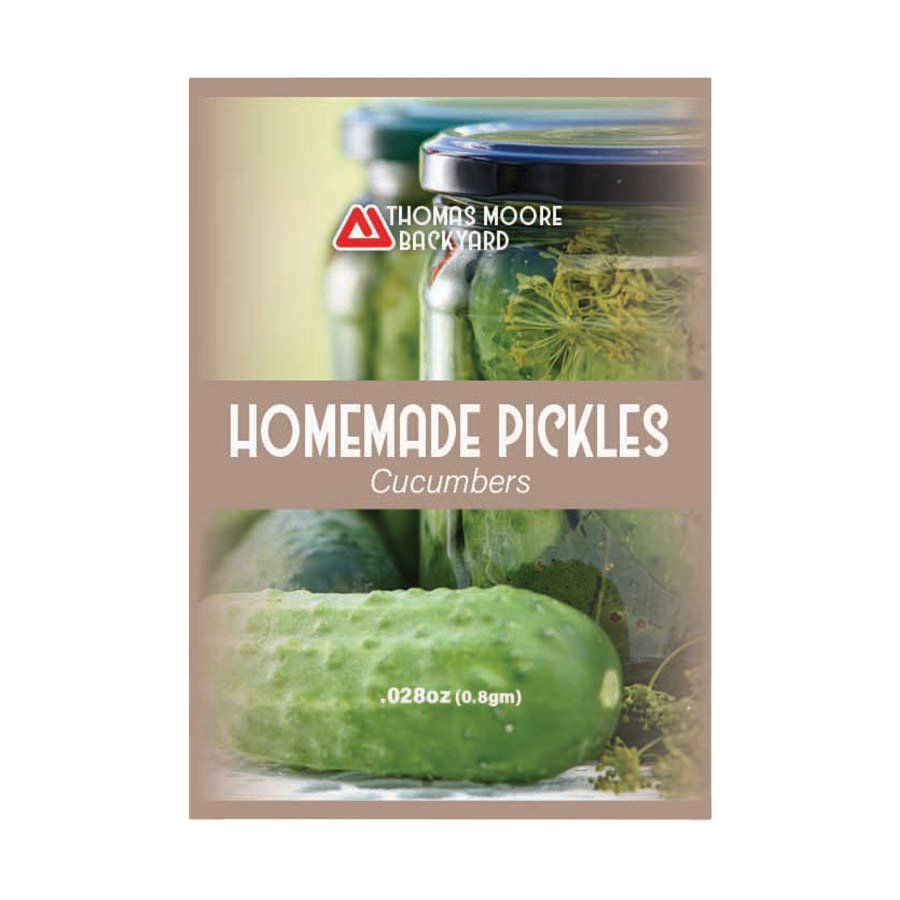 Thomas Moore Backyard Homemade Pickles Cucumber Seed Packet - Shop ...
