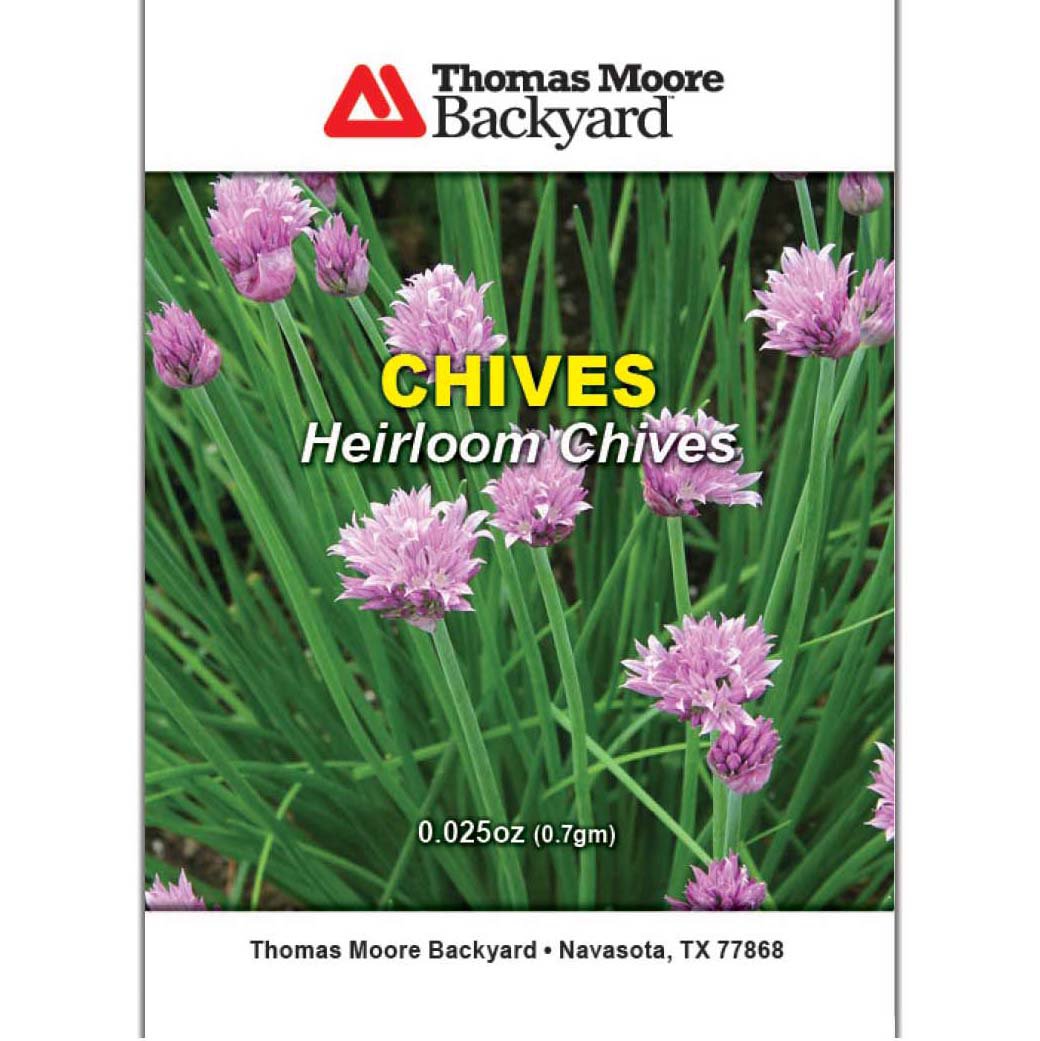 Thomas Moore Backyard Heirloom Chives Seed Packet - Shop Seeds at H-E-B
