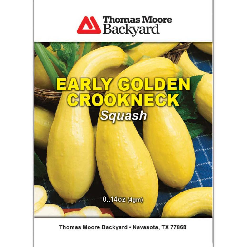 Thomas Moore Backyard Early Golden Crookneck Squash Seed Packet - Shop ...