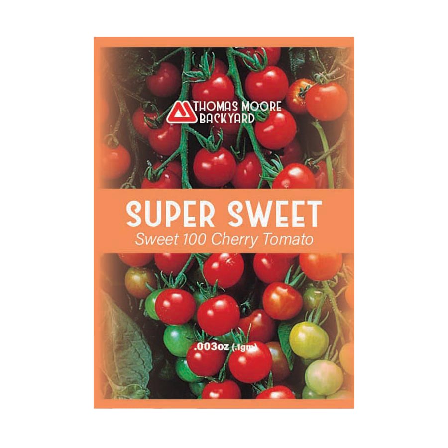 Thomas Moore Backyard Super Sweet 100 Cherry Tomato Seed Packet - Shop ...