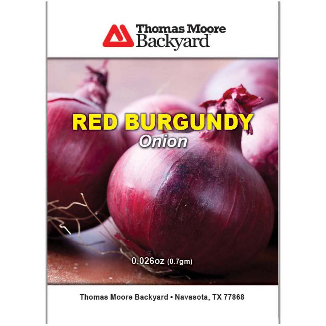 Thomas Moore Backyard Red Burgundy Onion Seed Packet - Shop Seeds at H-E-B
