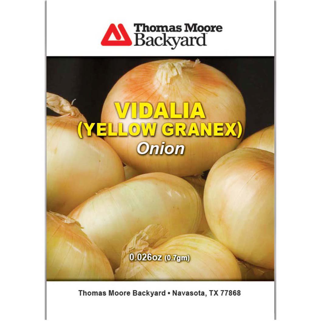 Thomas Moore Backyard Vidalia Yellow Granex Onion Seed Packet - Shop ...