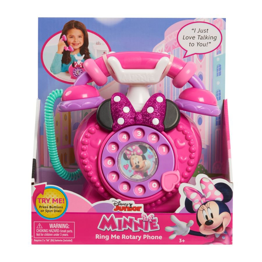 Disney Junior Minnie Ring Me Pink Rotary Play Phone - Shop Baby toys at ...