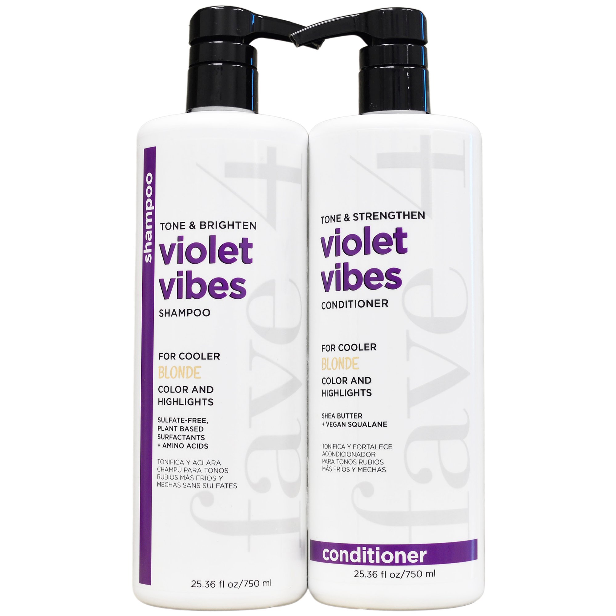 Fave 4 Violet Vibes Tone & Brighten Shampoo & Conditioner Duo - Shop ...