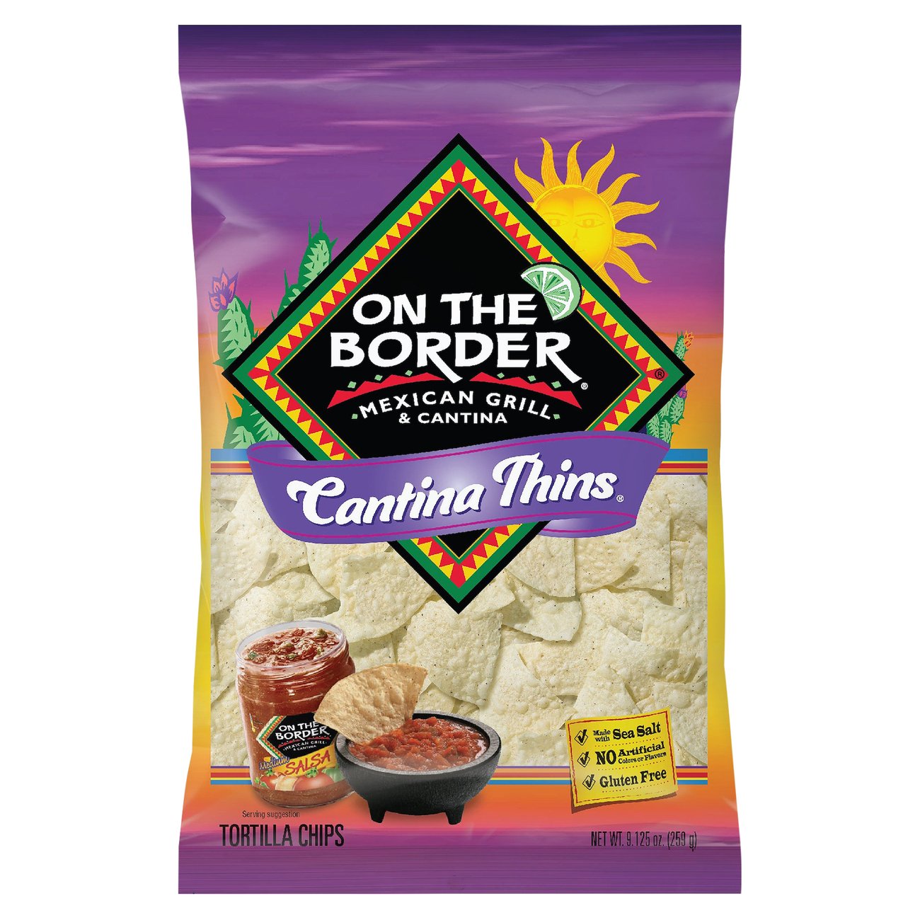 On The Border Cantina Thins Tortilla Chips - Shop Chips at H-E-B