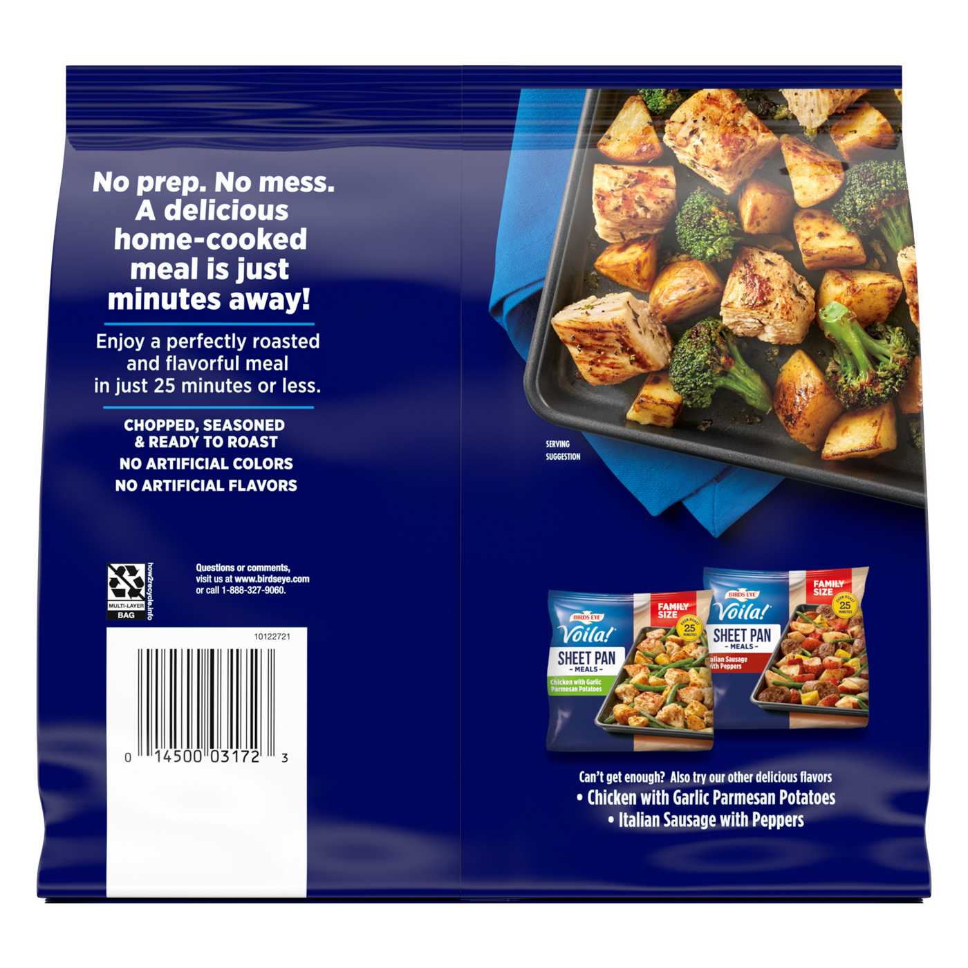 Birds Eye Voila! Chicken & Rosemary Potato Frozen Sheet Pan Meal ...