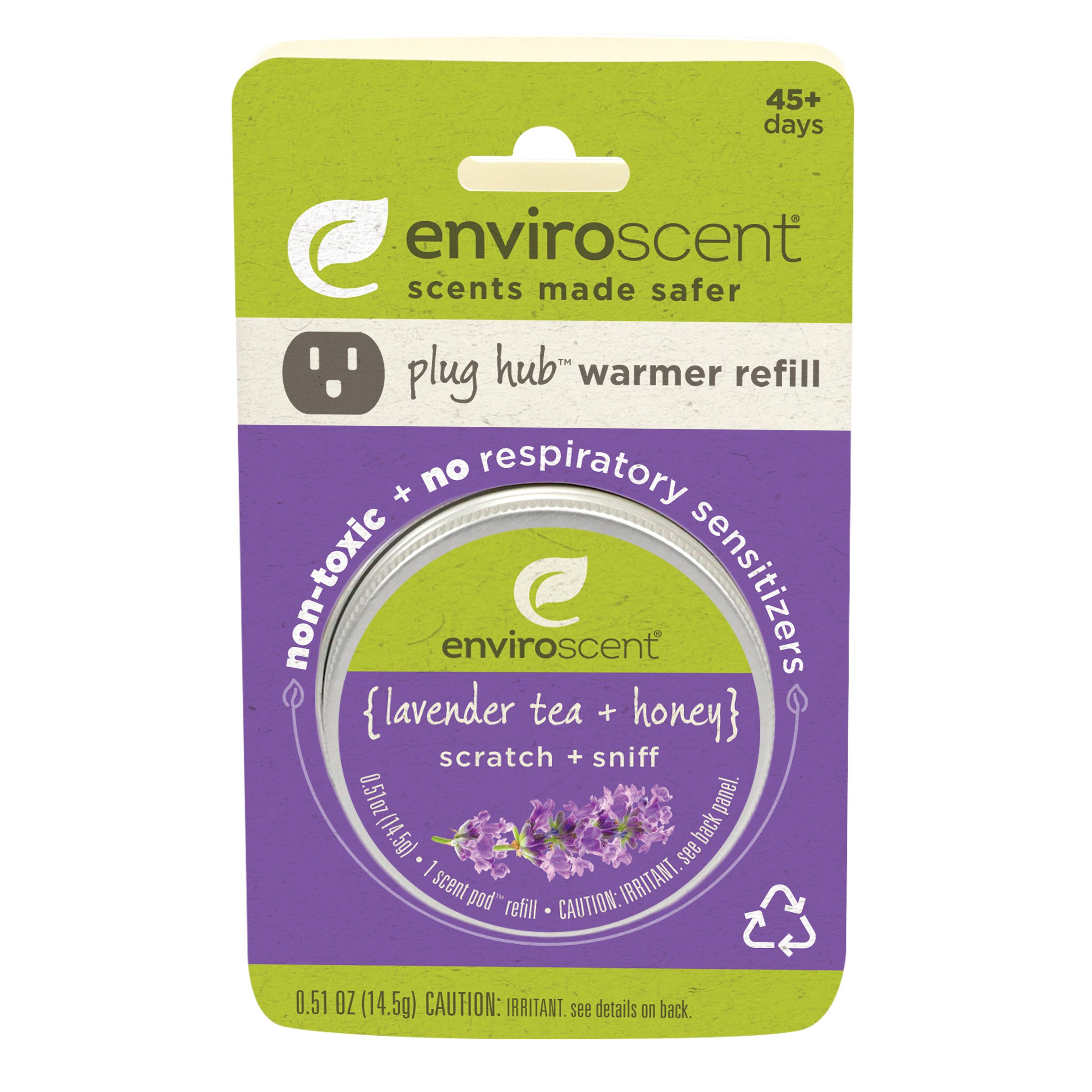 Enviroscent Plug Hub Scent Pod Refill, Non-Toxic Plug-In Air Freshener ...