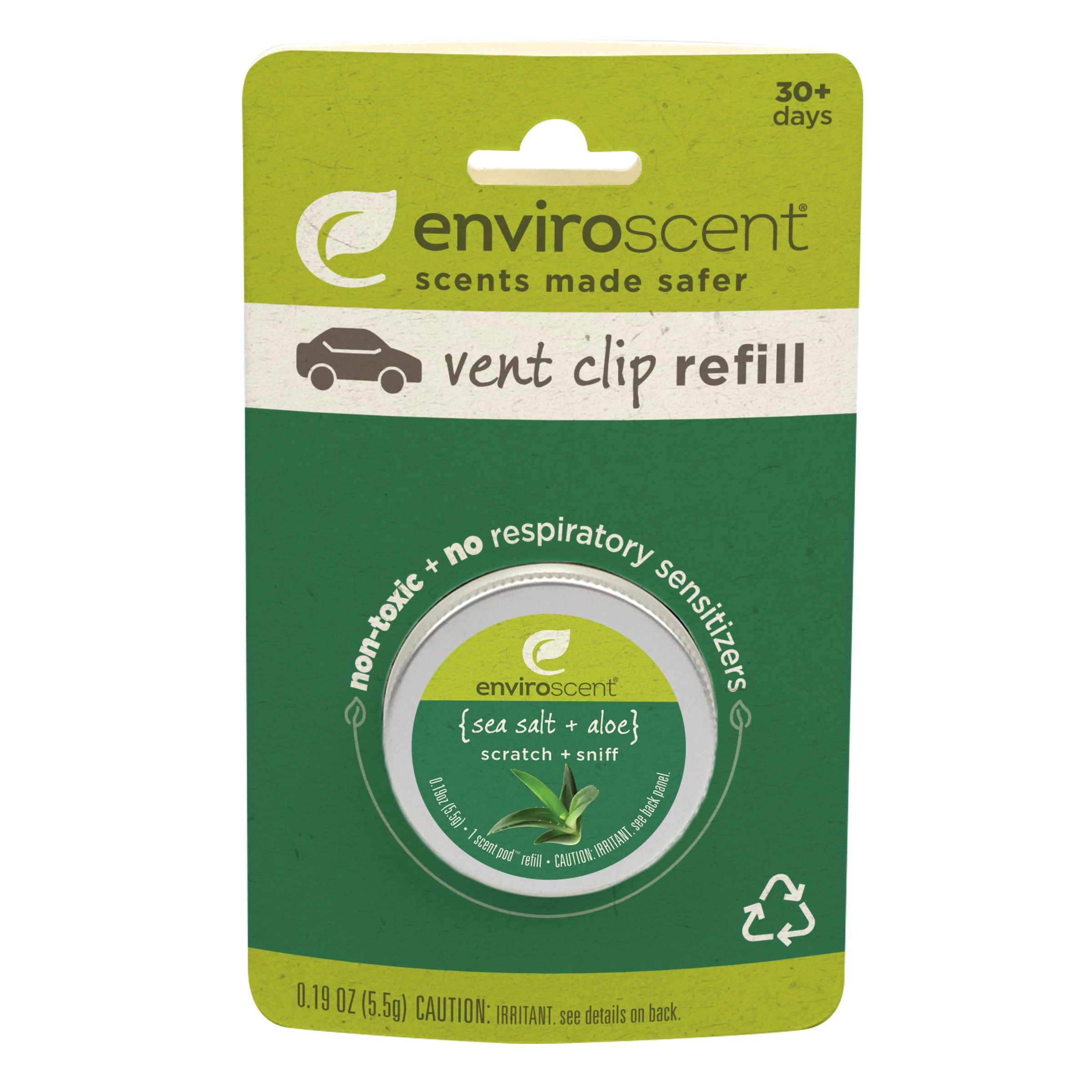 Enviroscent Sea Salt & Aloe Vent Clip Refill - Shop Air Fresheners ...