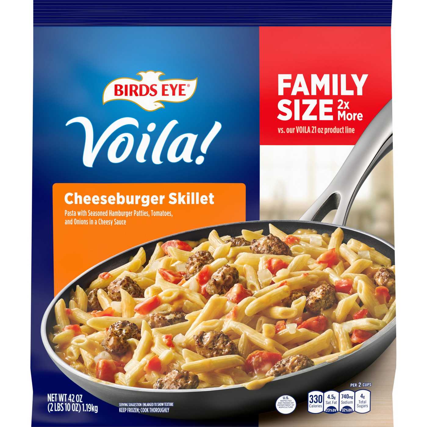 Birds Eye Voila! Frozen Cheeseburger Skillet - Family-Size - Shop ...