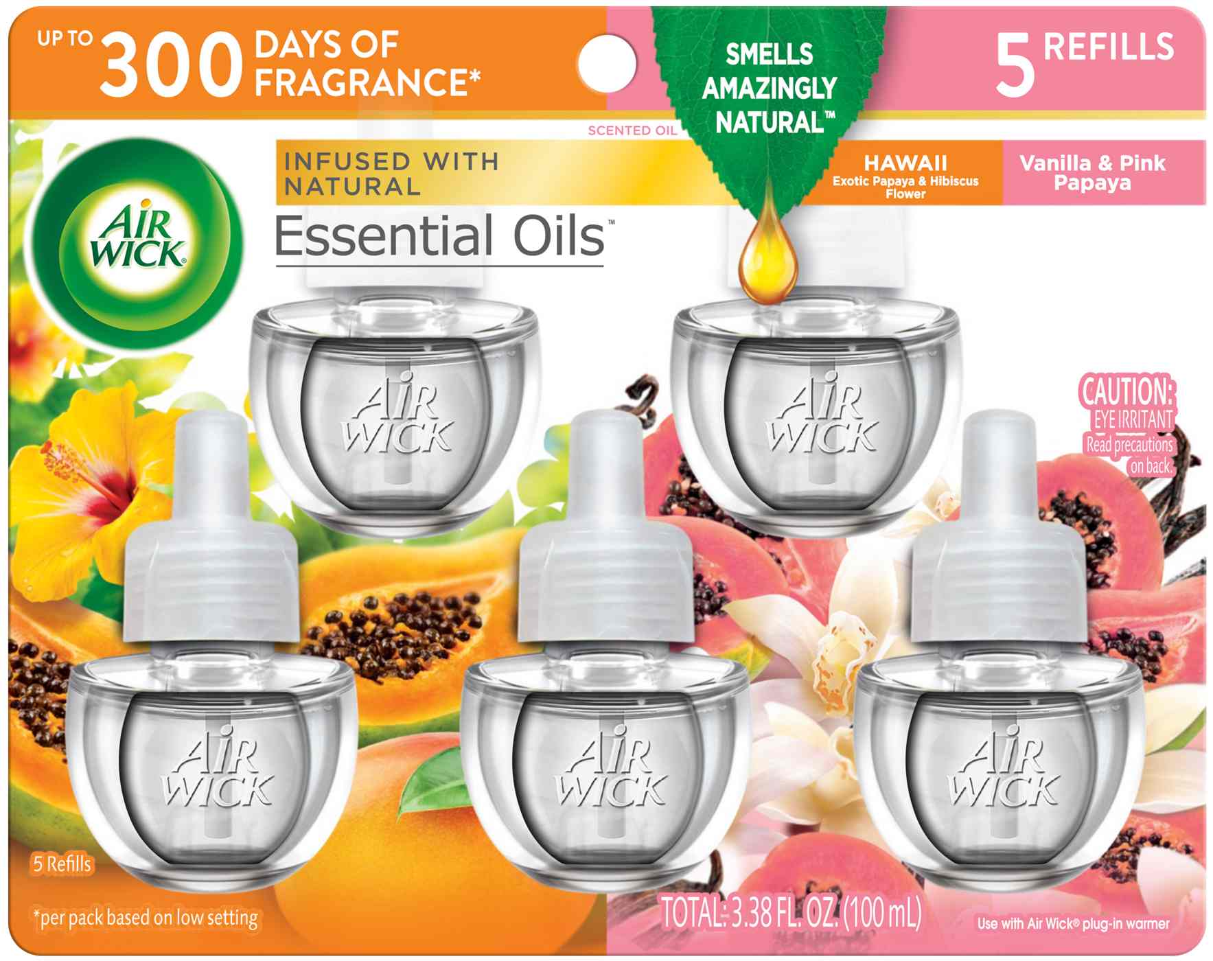 Air Wick Scented Oil Refill Plug In Air Freshener - Hawaii + Vanilla ...