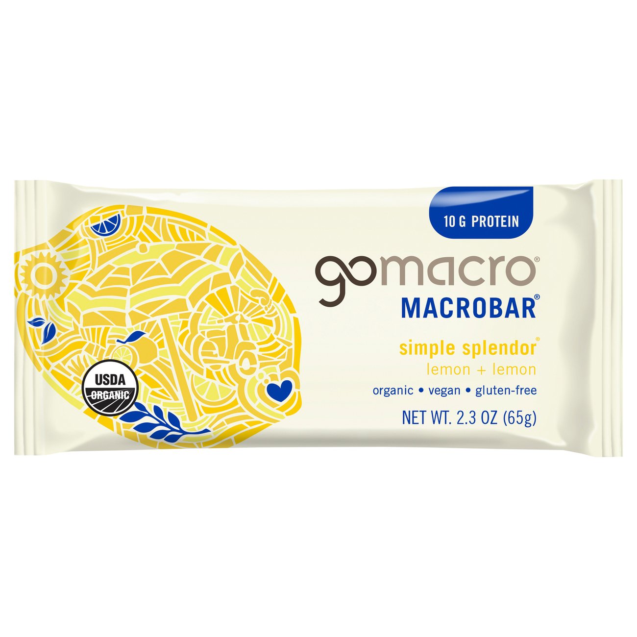 GoMacro 10g Protein Macrobar - Lemon + Lemon - Shop Granola & snack ...