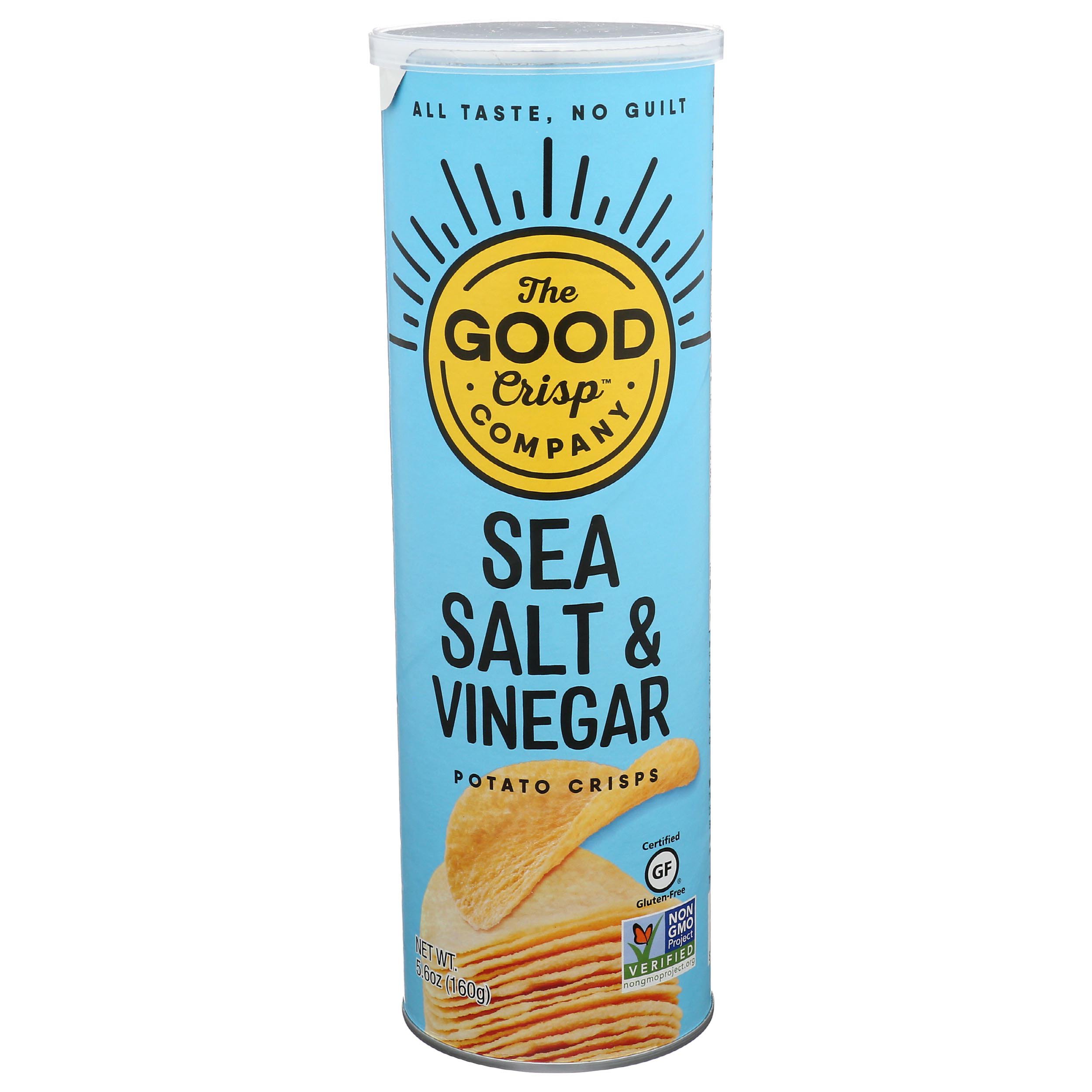 The Good Crisp Company Potato Crisps - Sea Salt & Vinegar - Shop Chips ...