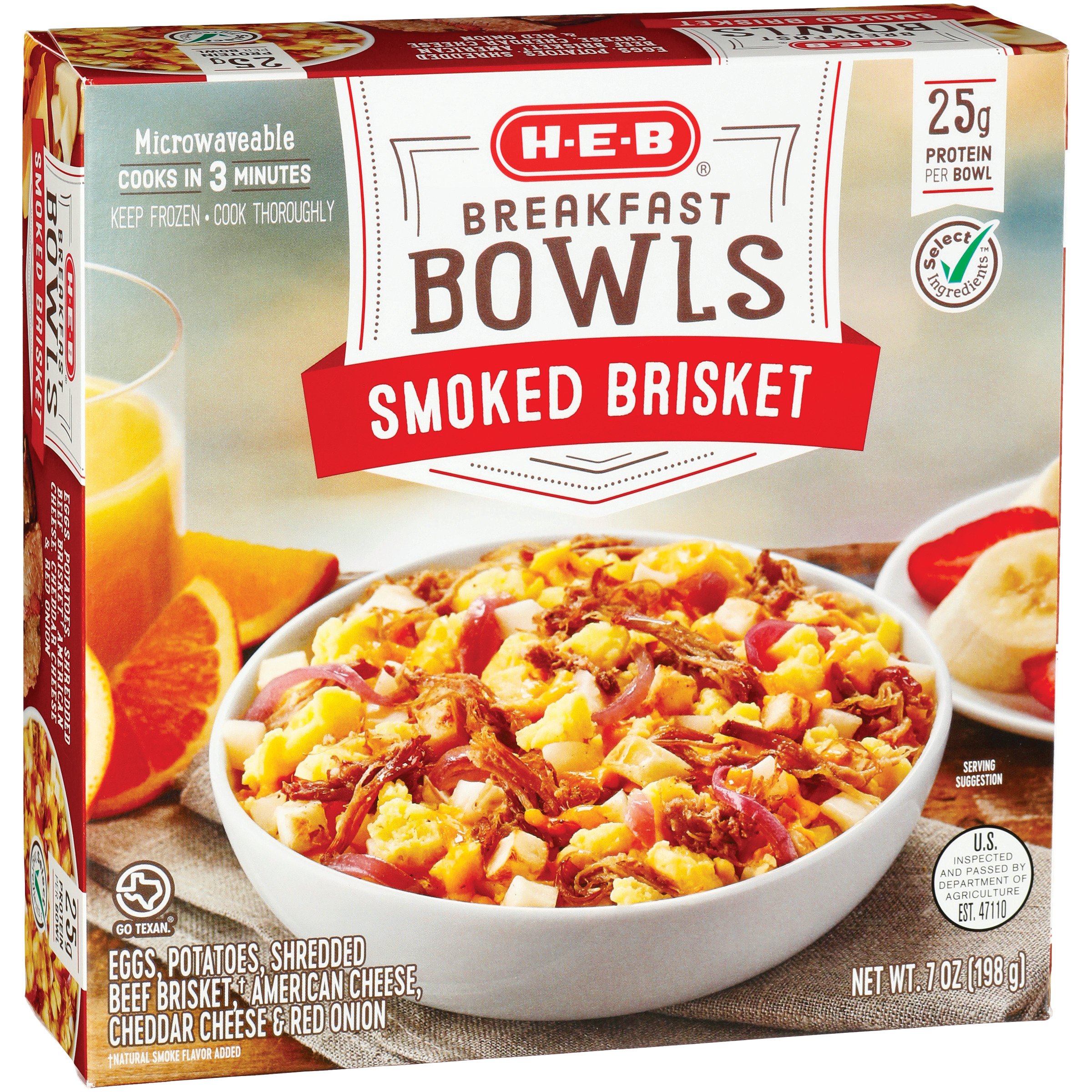 H-E-B Frozen Breakfast Bowl - Smoked Brisket - Shop Meals & Sides at H-E-B