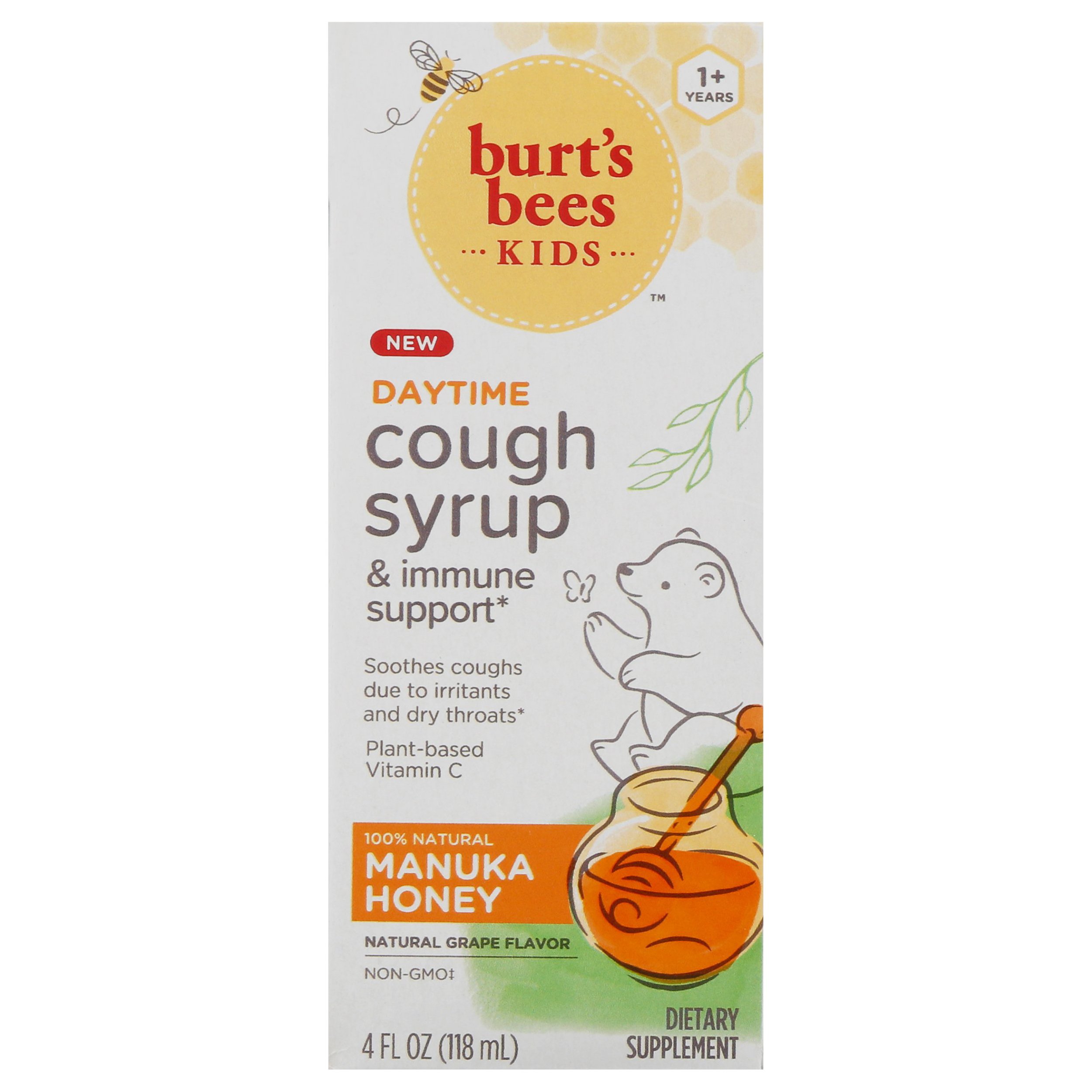 Burt's Bees Kids Daytime Cough Syrup & Immune Support - Shop Medicines ...