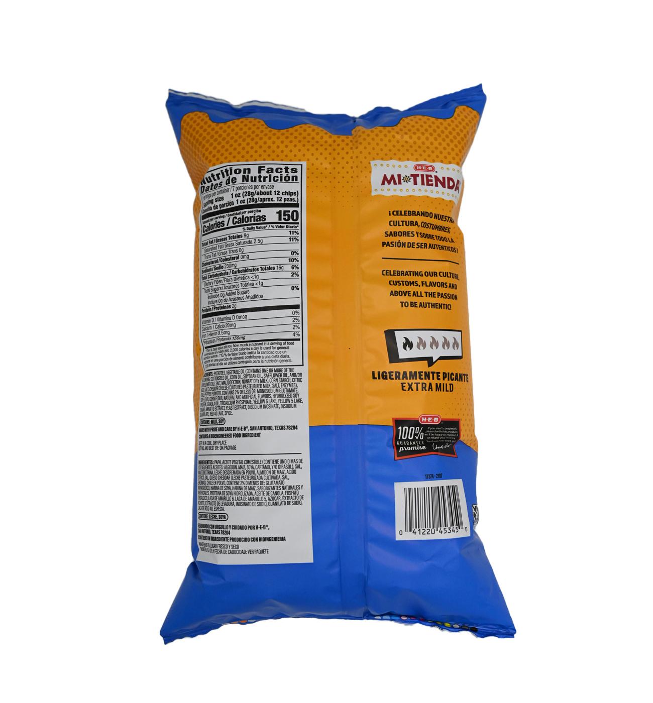 H-E-B Mi Tienda Papitas Potato Chips - Queso - Shop Chips at H-E-B