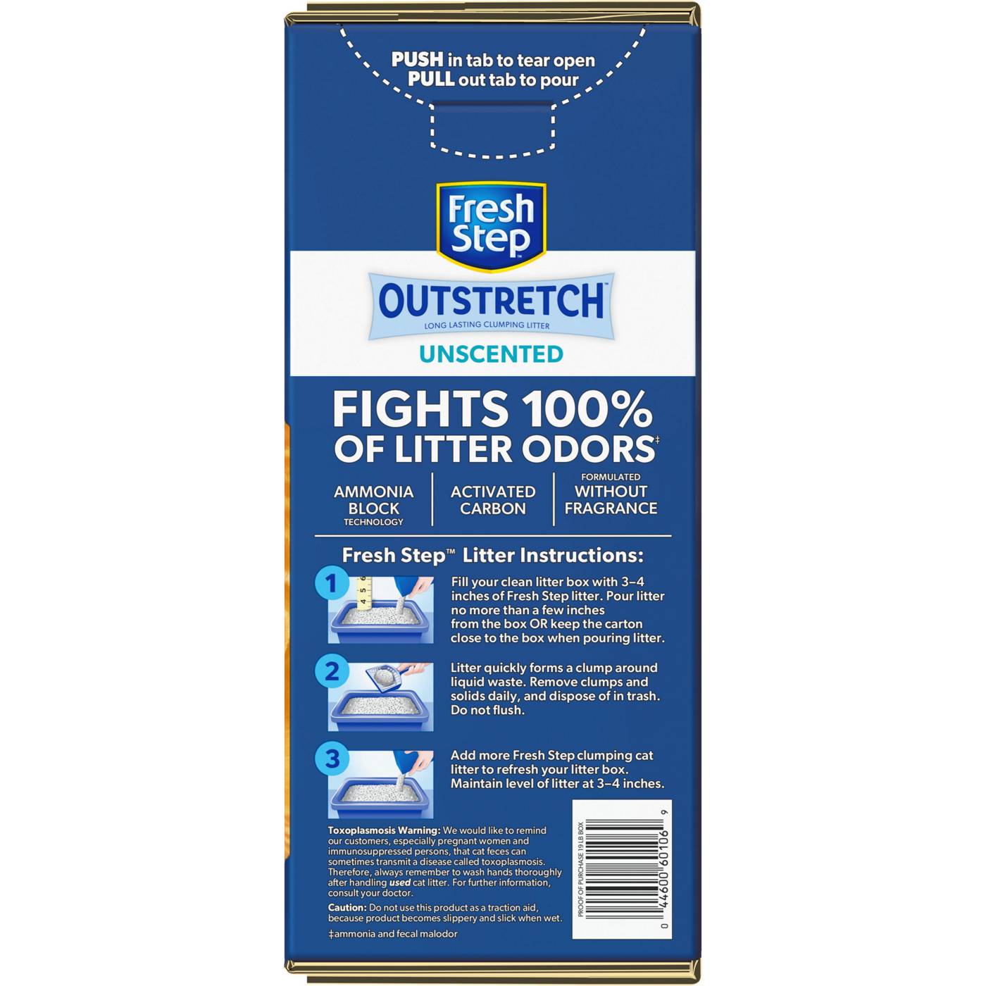 Fresh Step Outstretch Long Lasting Clumping Litter Simply Unscented ...