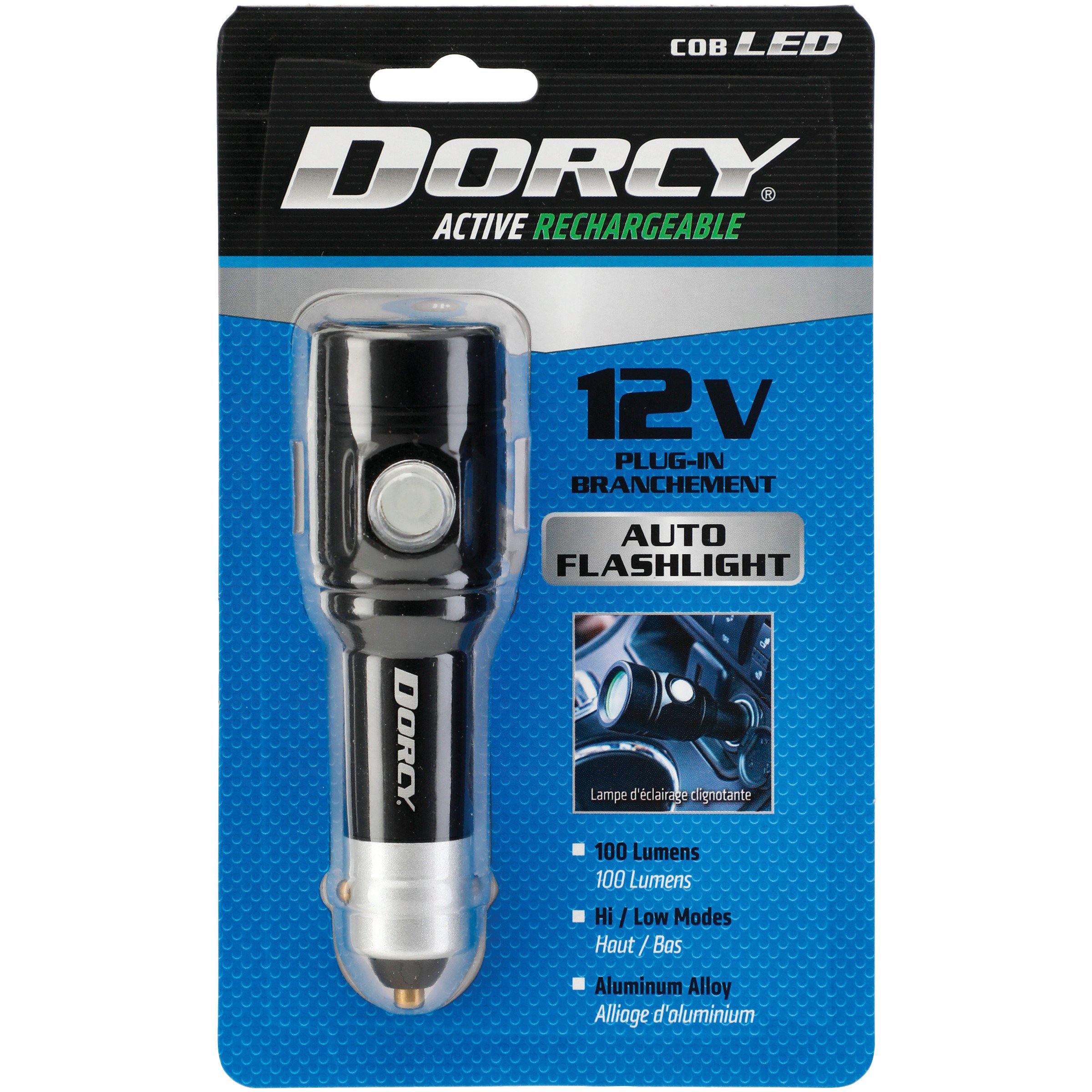 Dorcy LED Rechargeable 12V Auto Flash Light - Shop Home Improvement at ...