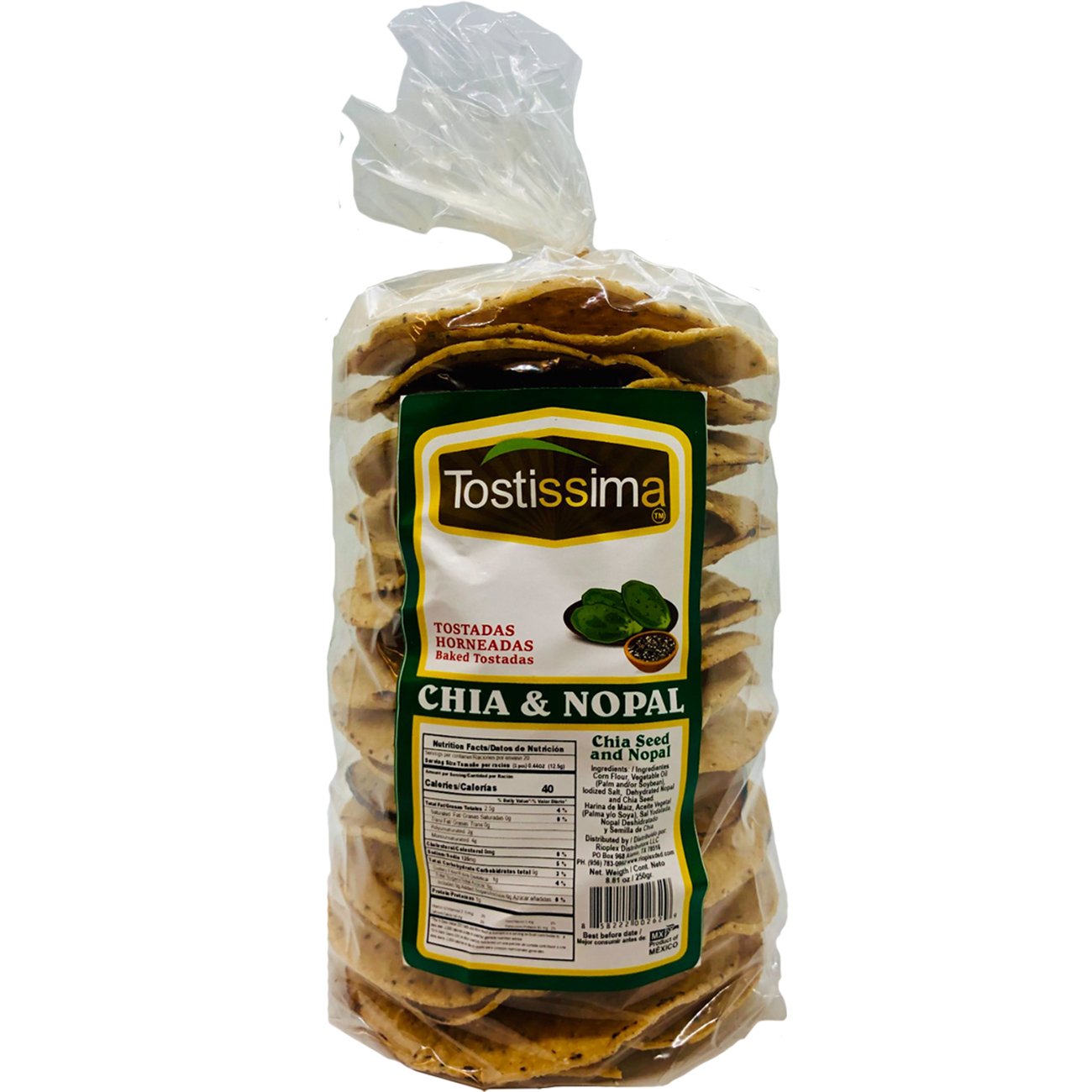 Tostissima Chia And Nopal Tostadas - Shop Tortillas at H-E-B