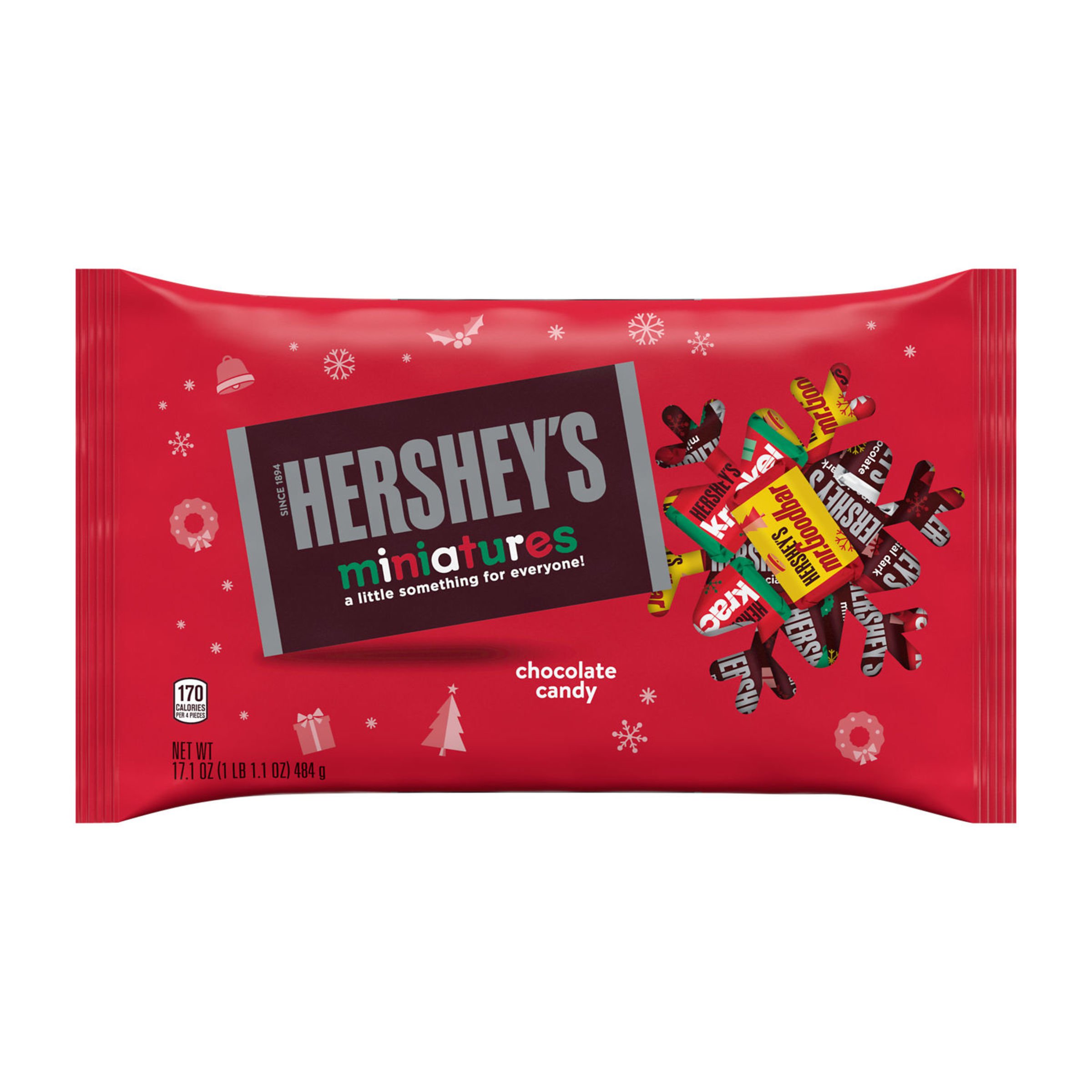 Hershey's Miniatures Assorted Chocolate Christmas Candy - Shop Candy at ...