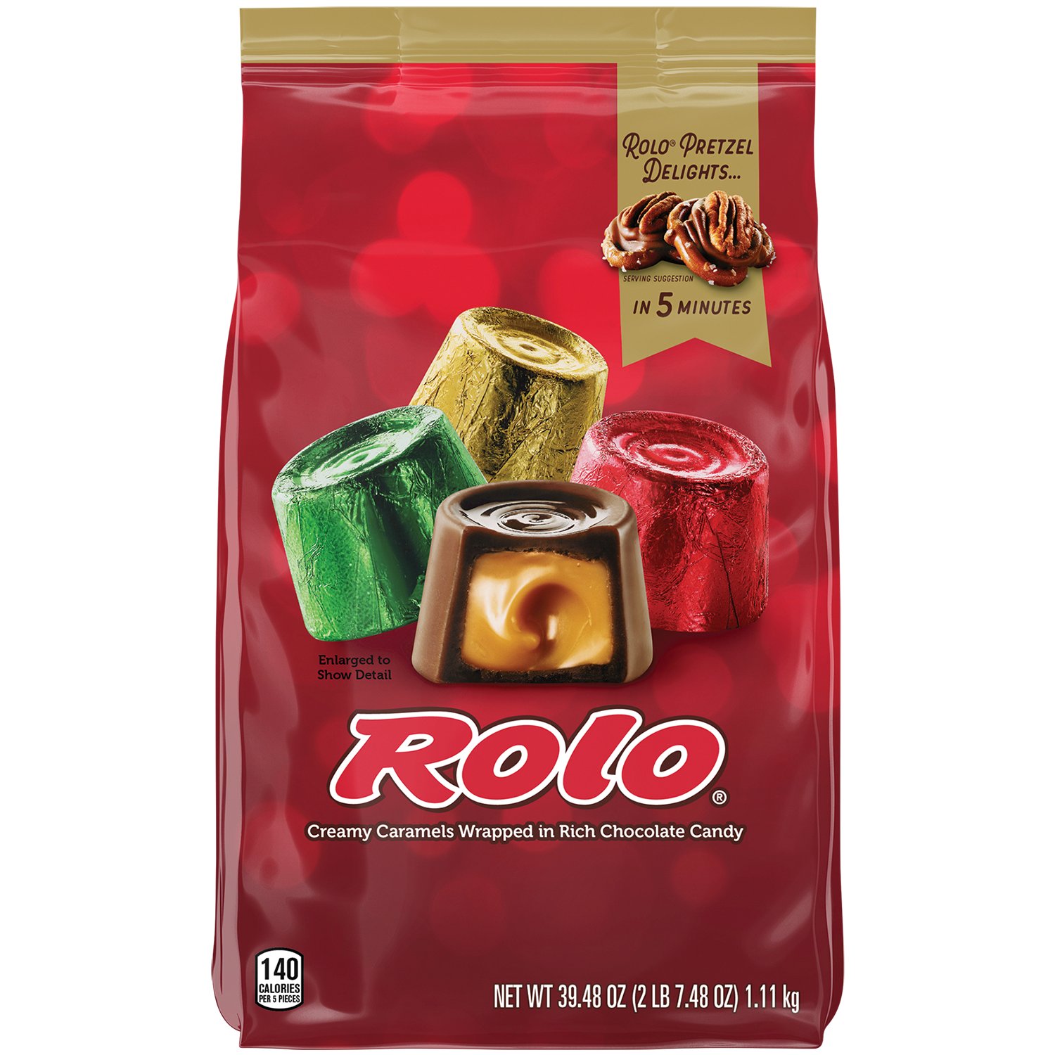 Rolo Rich Chocolate Caramels Christmas Candy - Shop Candy at H-E-B