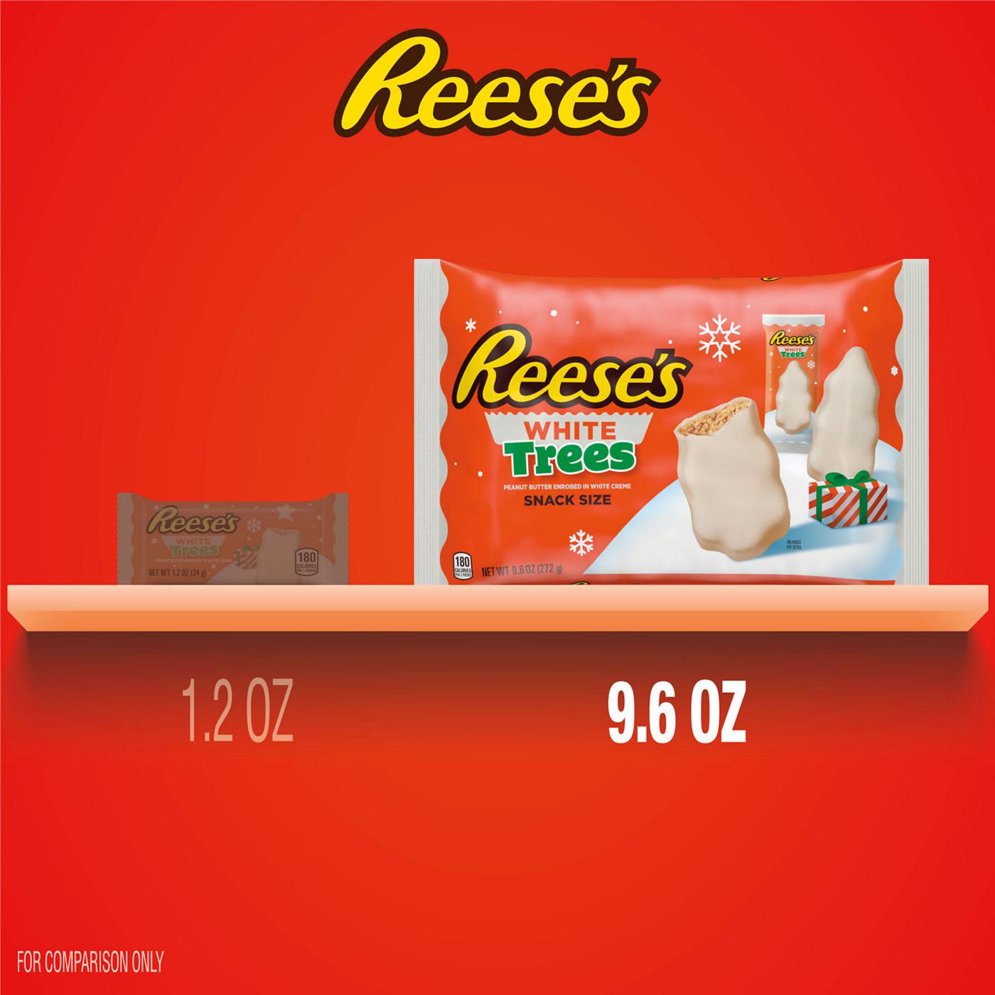 Reese's White Creme & Peanut Butter Snack Size Holiday Shape Trees ...