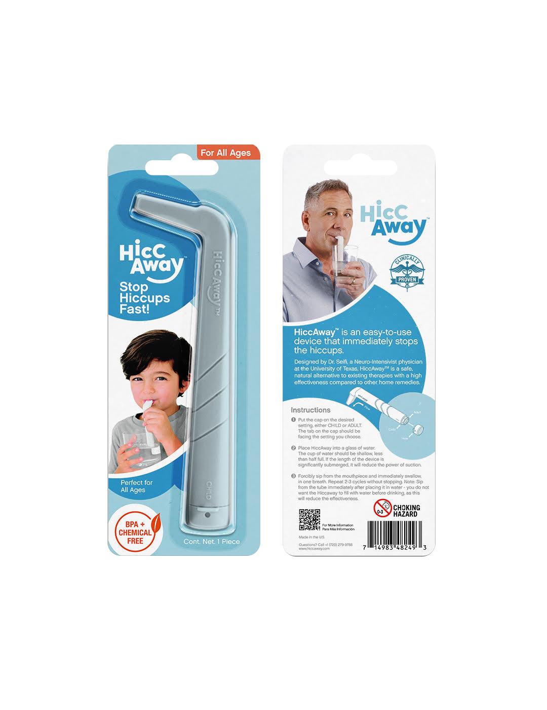 HiccAway Stop Hiccups Fast Straw - Shop Cough, cold & flu at H-E-B