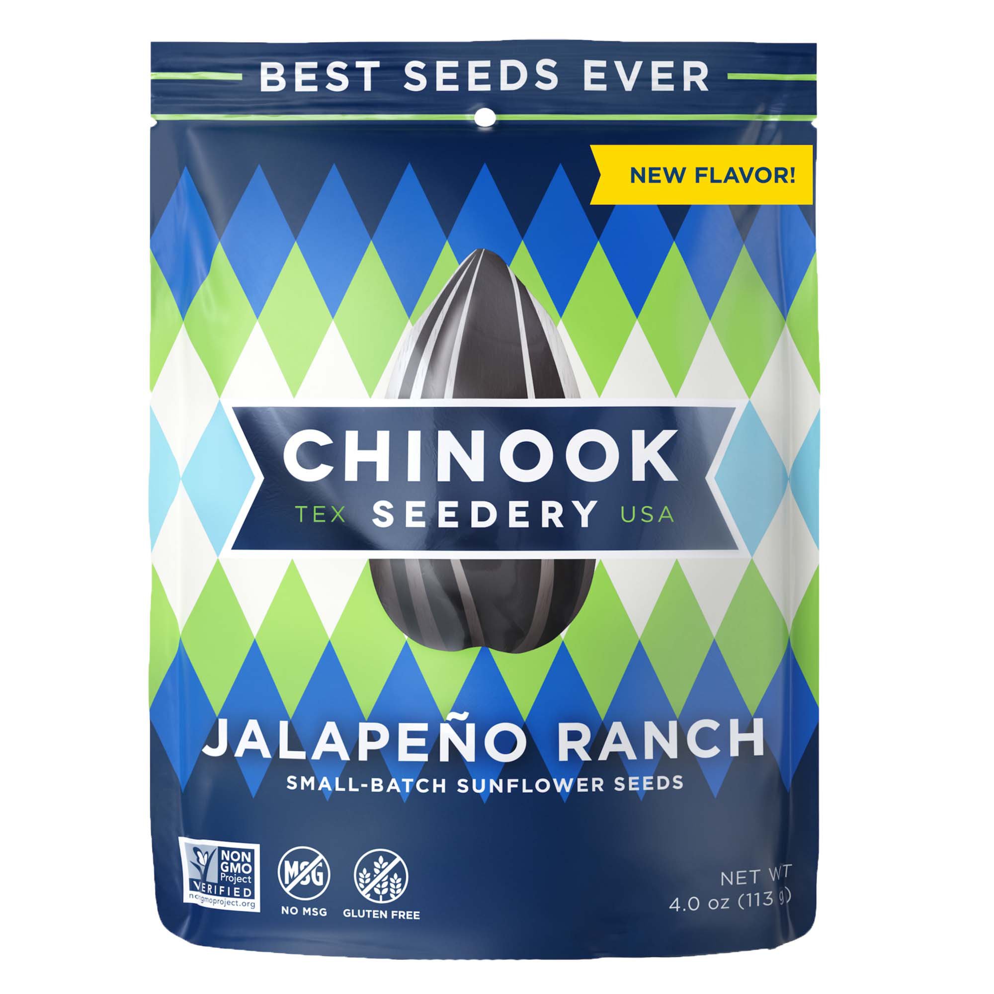 Chinook Seedery Jalapeno Ranch Sunflower Seeds - Shop Snacks & Candy at ...
