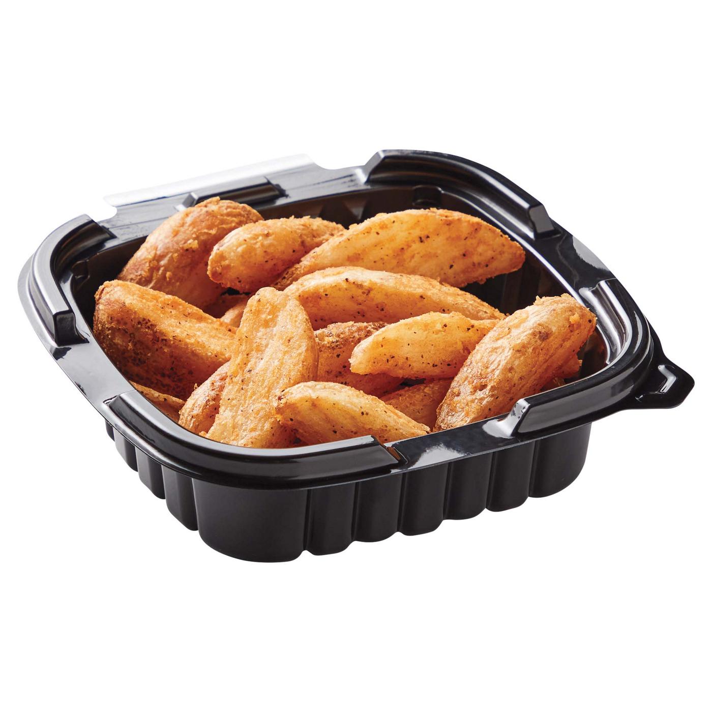 Meal Simple by H-E-B Seasoned Wedge Fries - Small (Sold Hot) - Shop ...