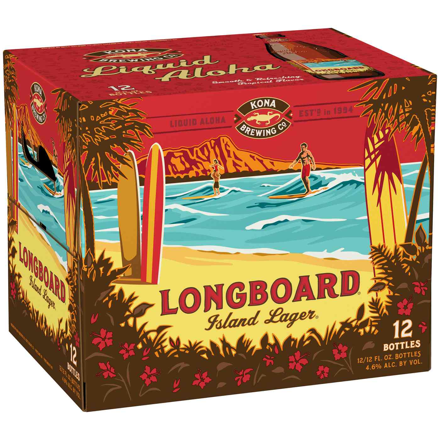 Kona Longboard Island Lager Beer 12 oz Bottles - Shop Beer at H-E-B