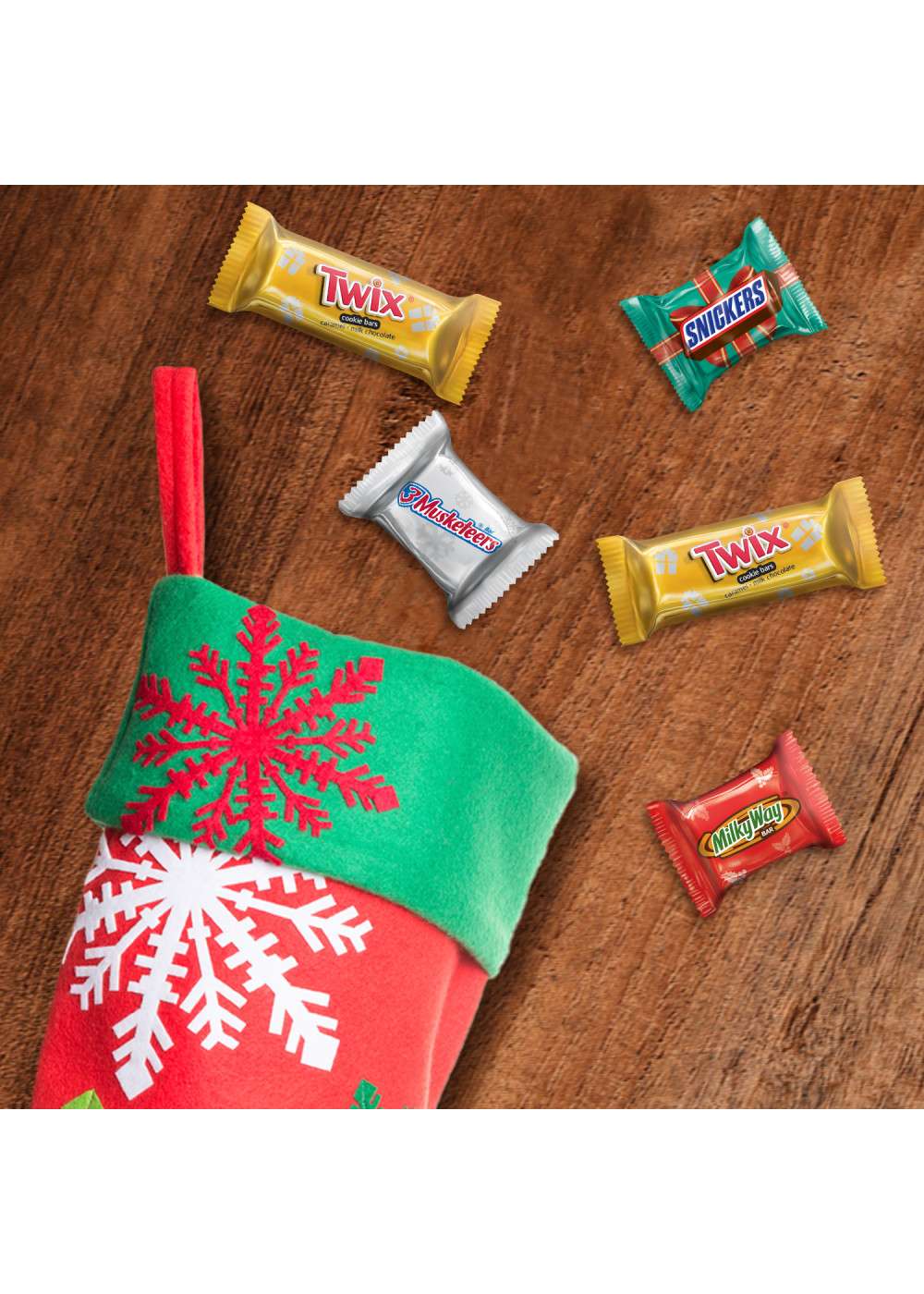 Snickers, Twix, Milky Way & 3 Musketeers Assorted Minis Chocolate ...