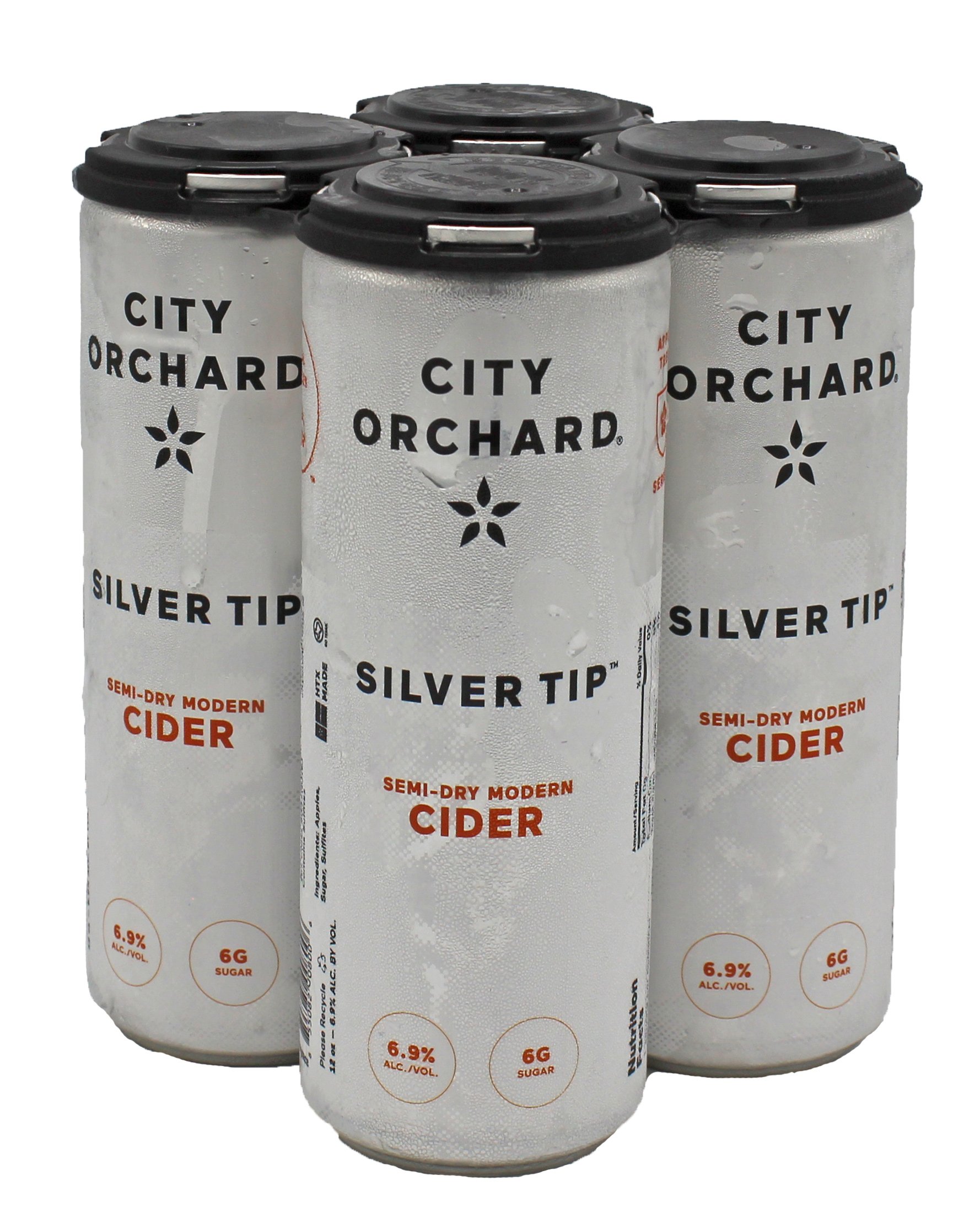 City Orchard Silver Tip Semi-Dry Modern Cider 12 oz Cans - Shop Hard ...