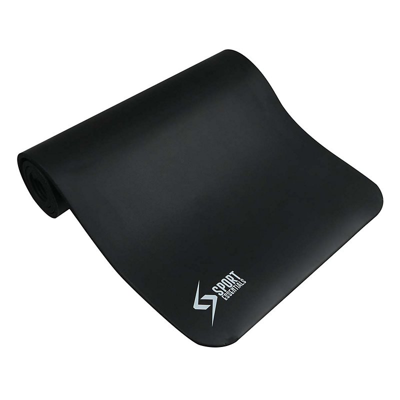 Sport Essentials Black Exercise Mat, 10mm - Shop Patio & Outdoor at H-E-B Sport Essentials Black Exercise Mat, 10mm - Shop Patio & Outdoor at H-E-B