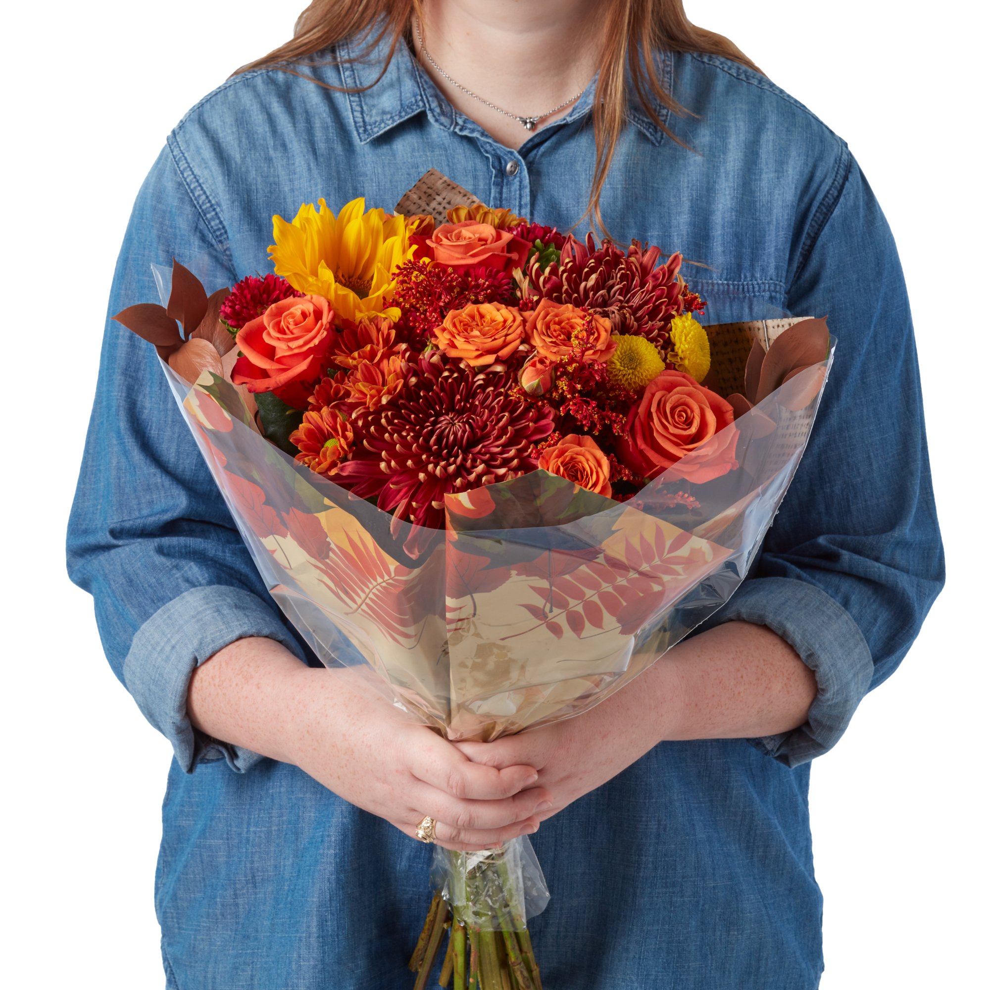 BLOOMS by H-E-B Fall Harvest Flower Bouquet - Shop Flowers ...