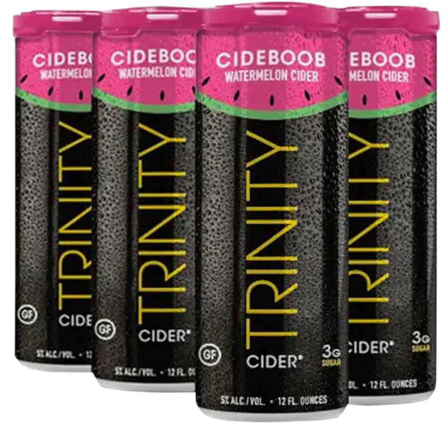 Trinity Cider Cideboob Watermelon Cider 6 pk Cans - Shop Hard cider at ...
