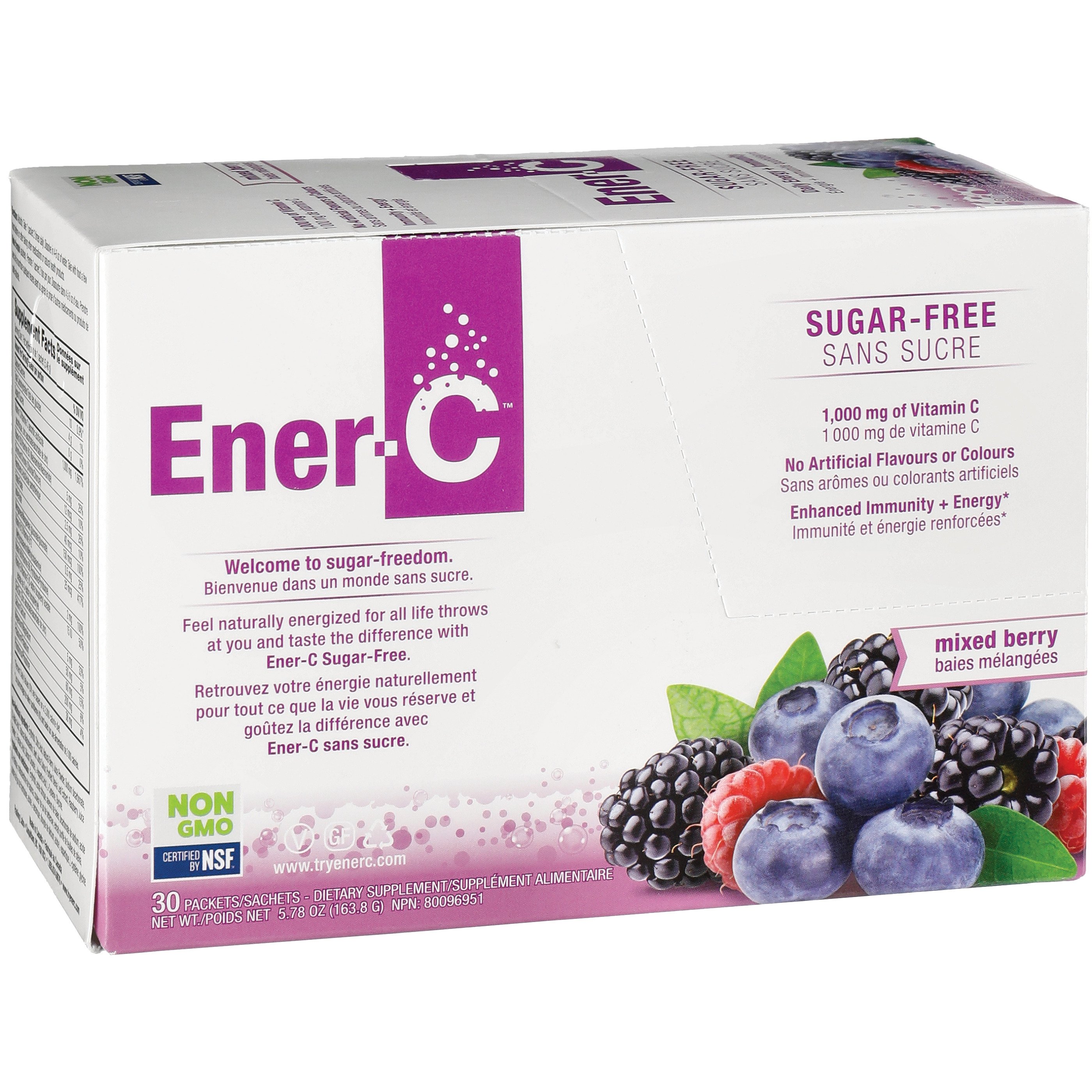 Ener-C Sugar Free Mixed Berry Packets - Shop Vitamins A-Z at H-E-B