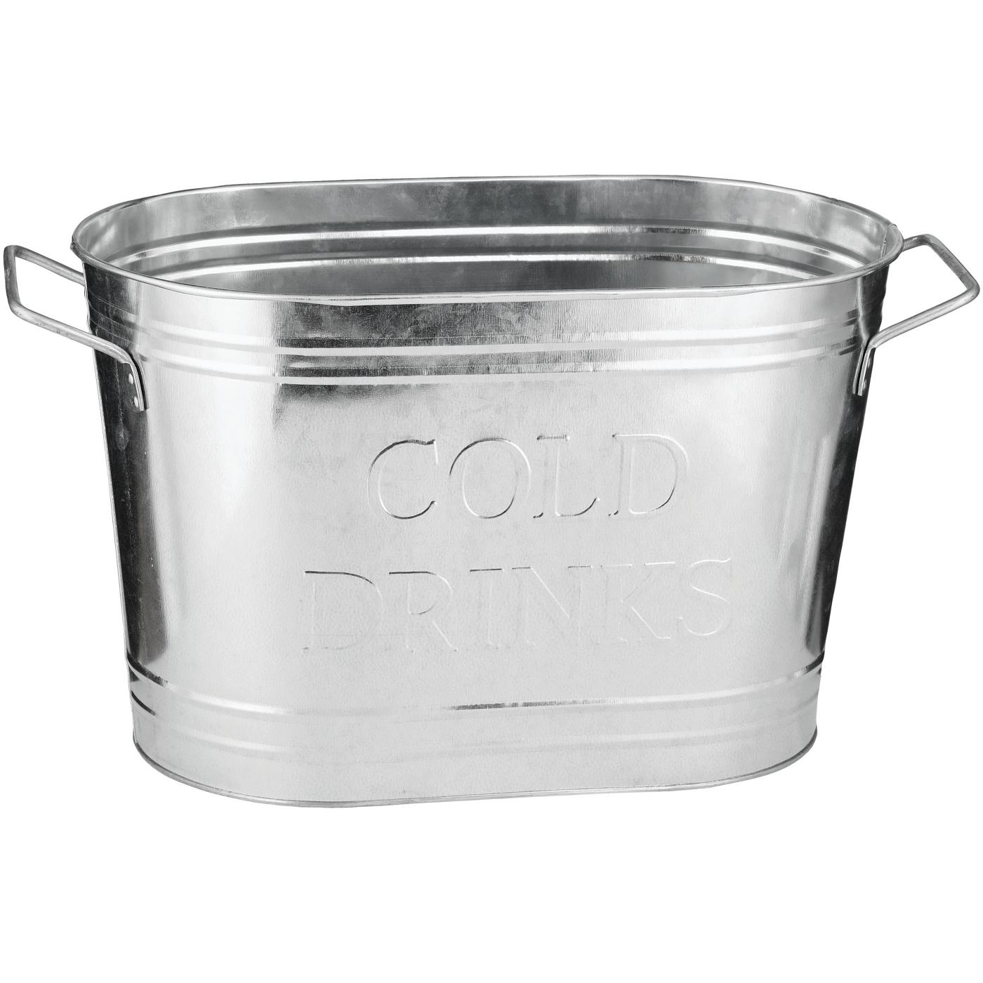 Twine Cold Drinks Galvanized Metal Tub - Shop Insulators & coolers at H-E-B