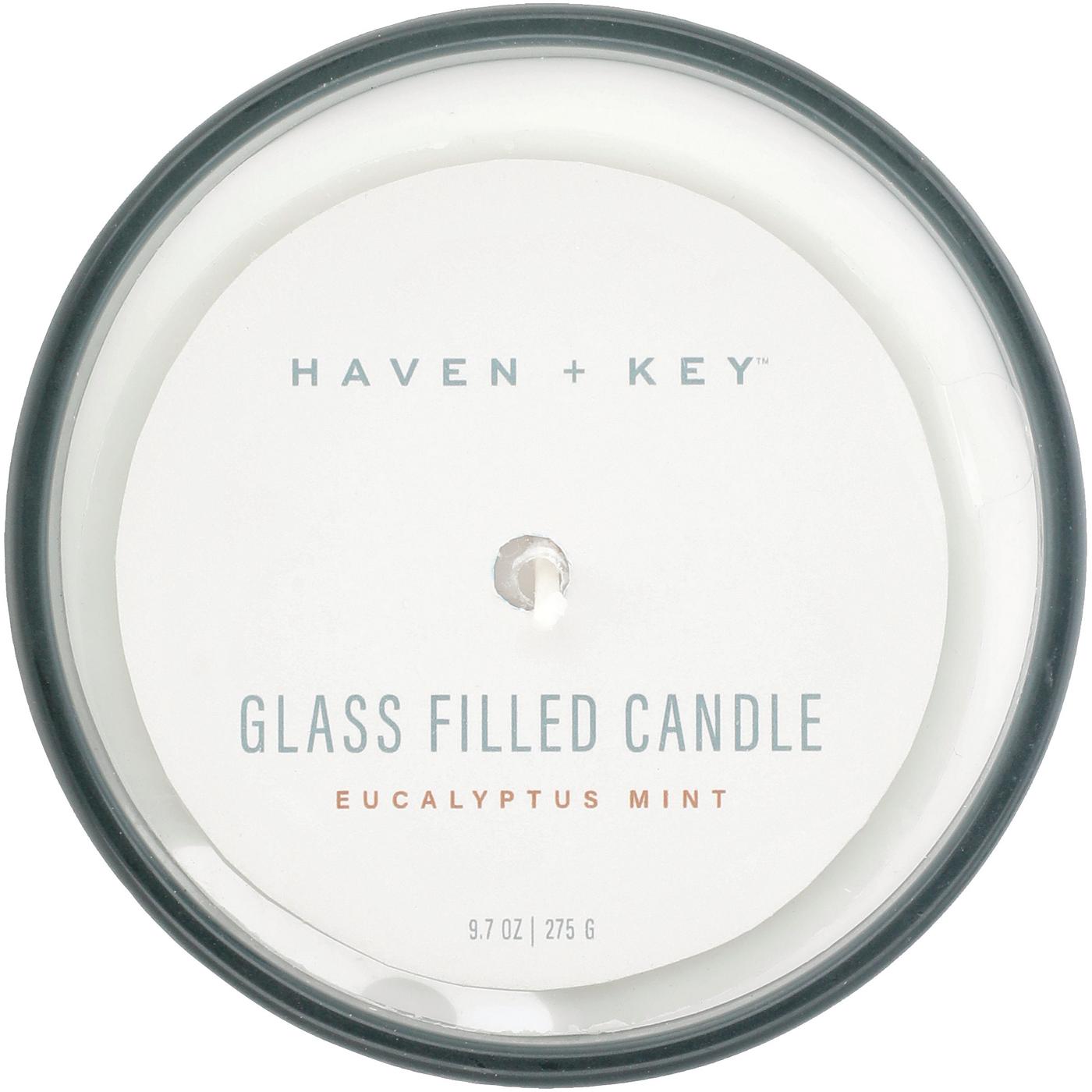 Haven + Key Eucalyptus & Mint Scented Candle - Shop Candles at H-E-B