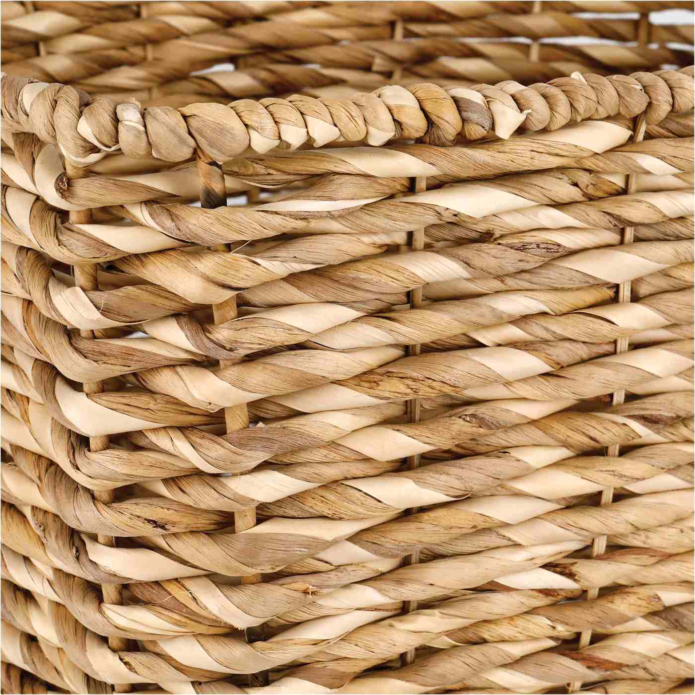 Haven + Key Large Woven Water Hyacinth Storage Basket - Natural - Shop ...