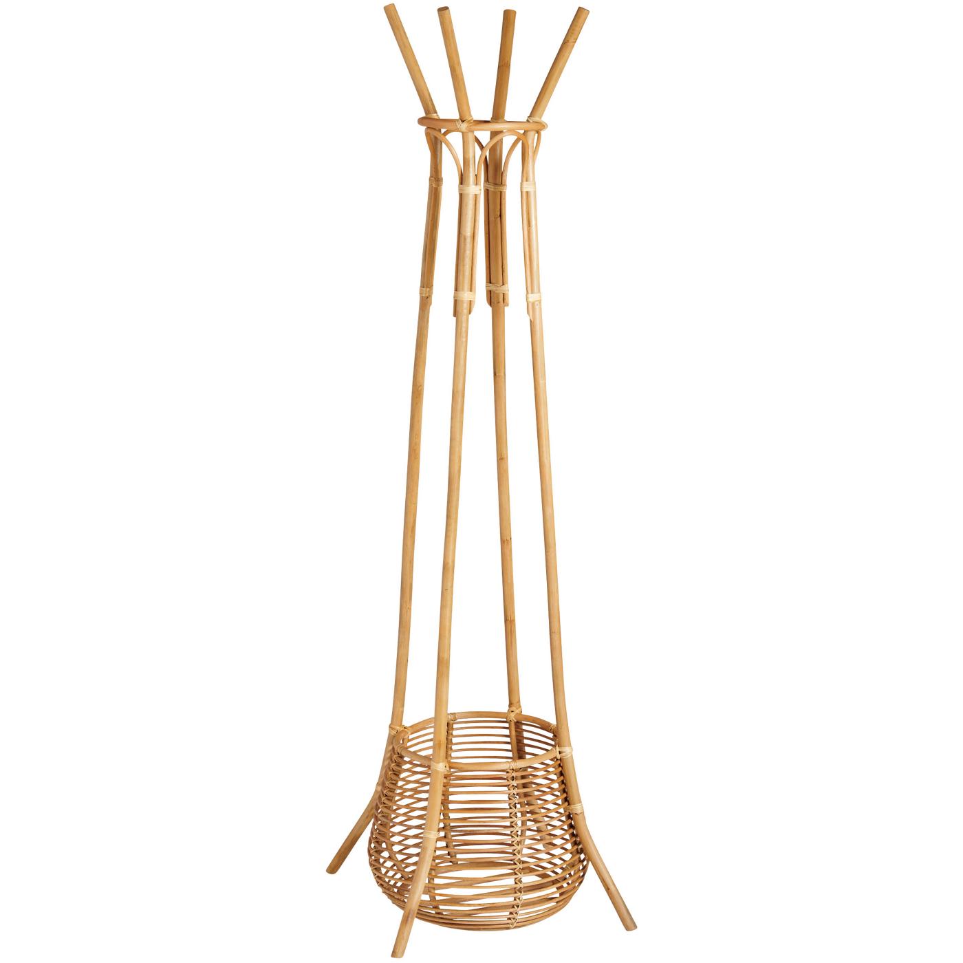 Haven + Key Rattan Coat Rack with Storage - Shop Seasonal Decor at H-E-B
