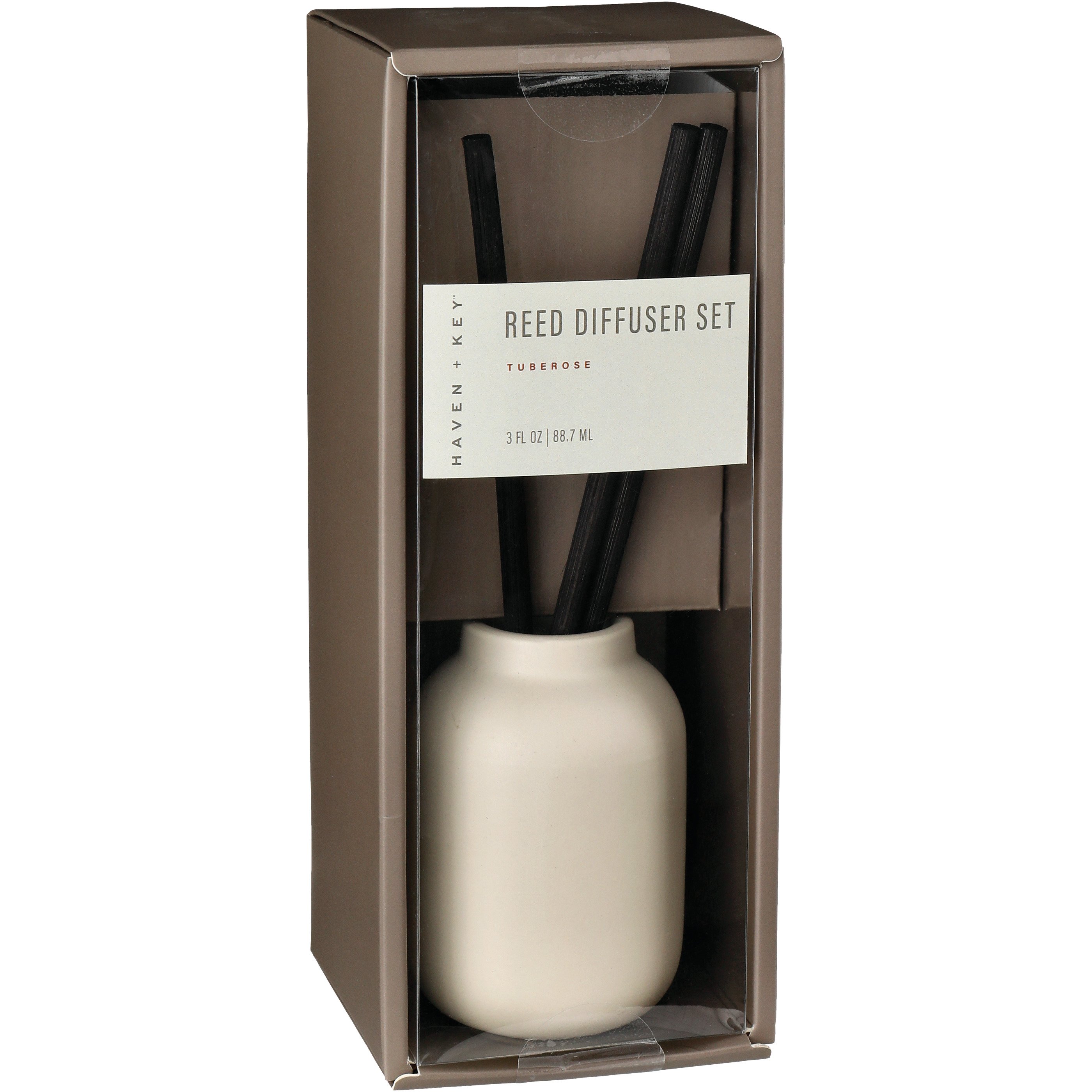 Haven + Key Tuberose Reed Diffuser Set - Shop Candles at H-E-B