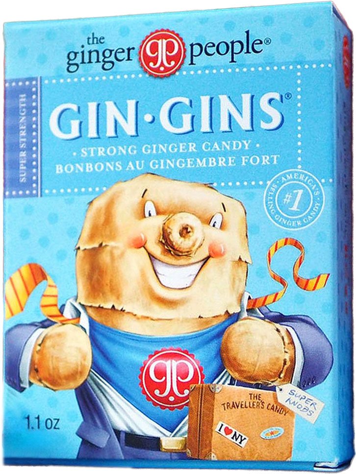 The Ginger People Gin Gins Original Strong Ginger Chews Travel Pack, 1. ...